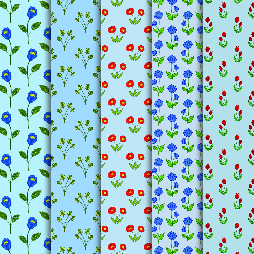 Digital colorful scrapbooking paper - Inspire Uplift