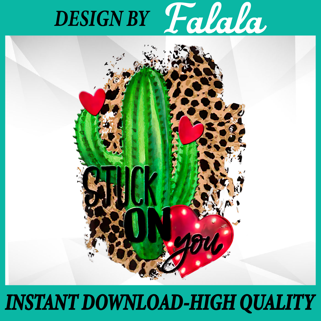 CFunny Stuck-on-You Cactus Valentine Png, Cactus I'm stuck o | Inspire ...