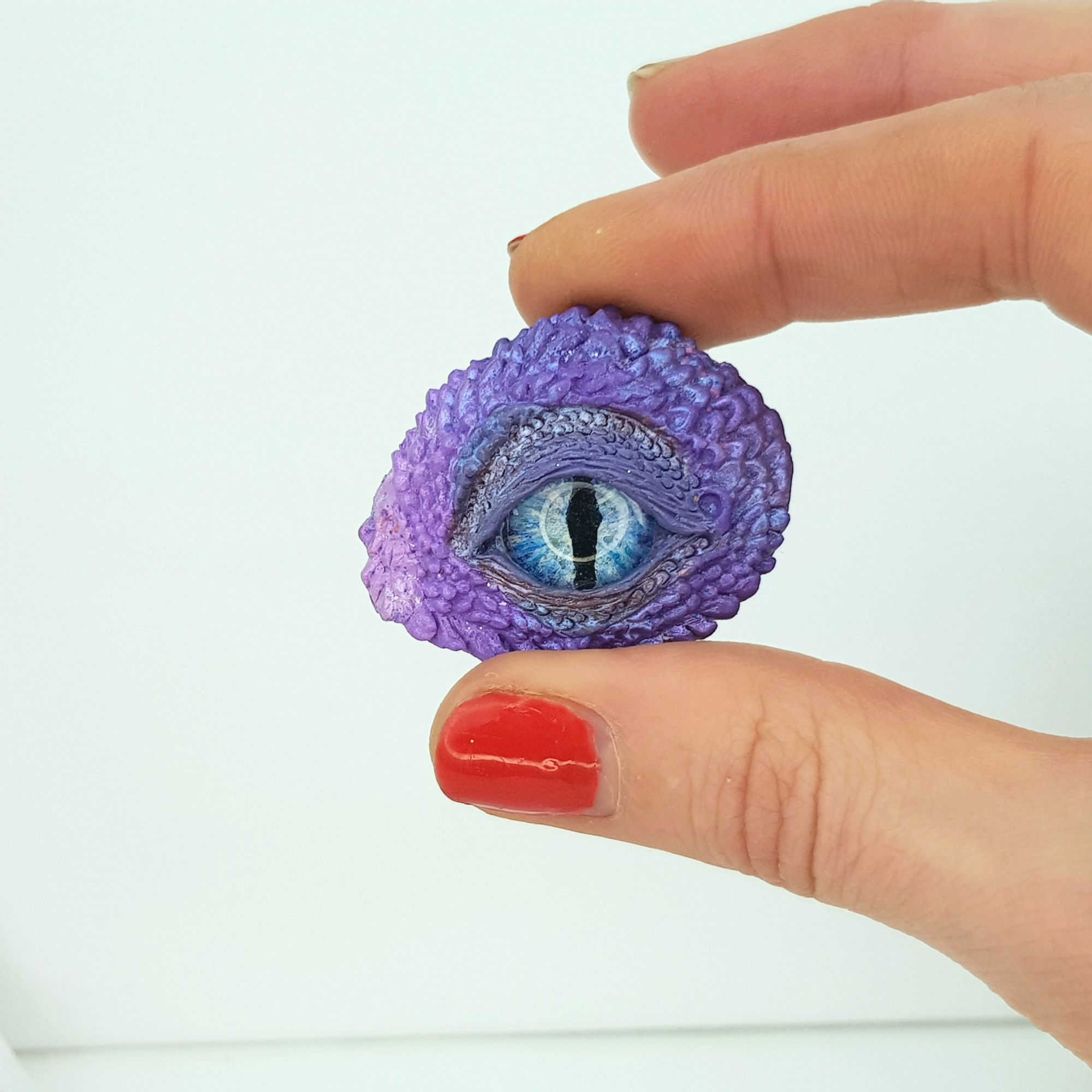 Purple Dragon Eye Needle Minder Magnet for Cross Stitch Gif, | Inspire ...