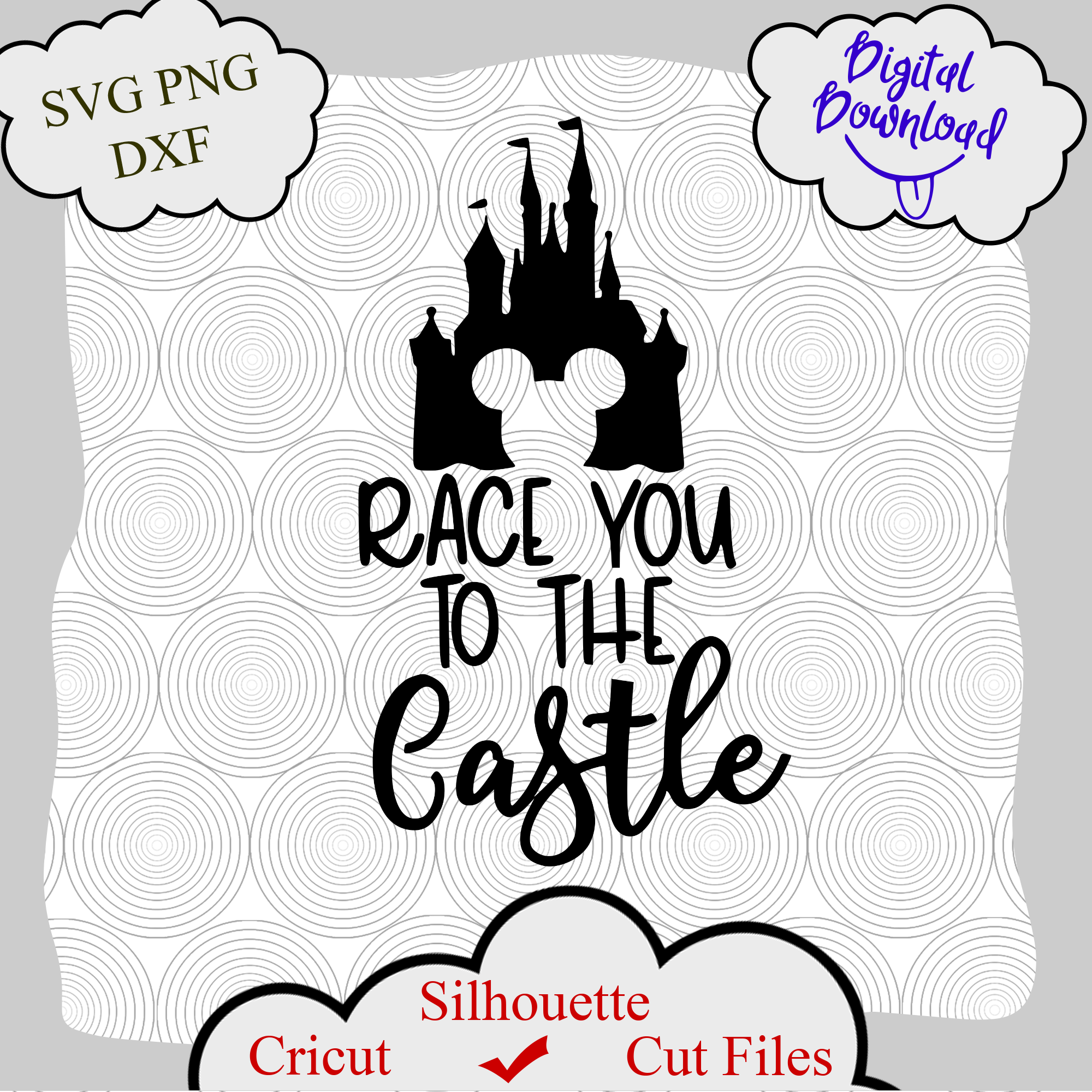 Race You To The Castle svg, Disney Marathon Svg png cricut s | Inspire ...