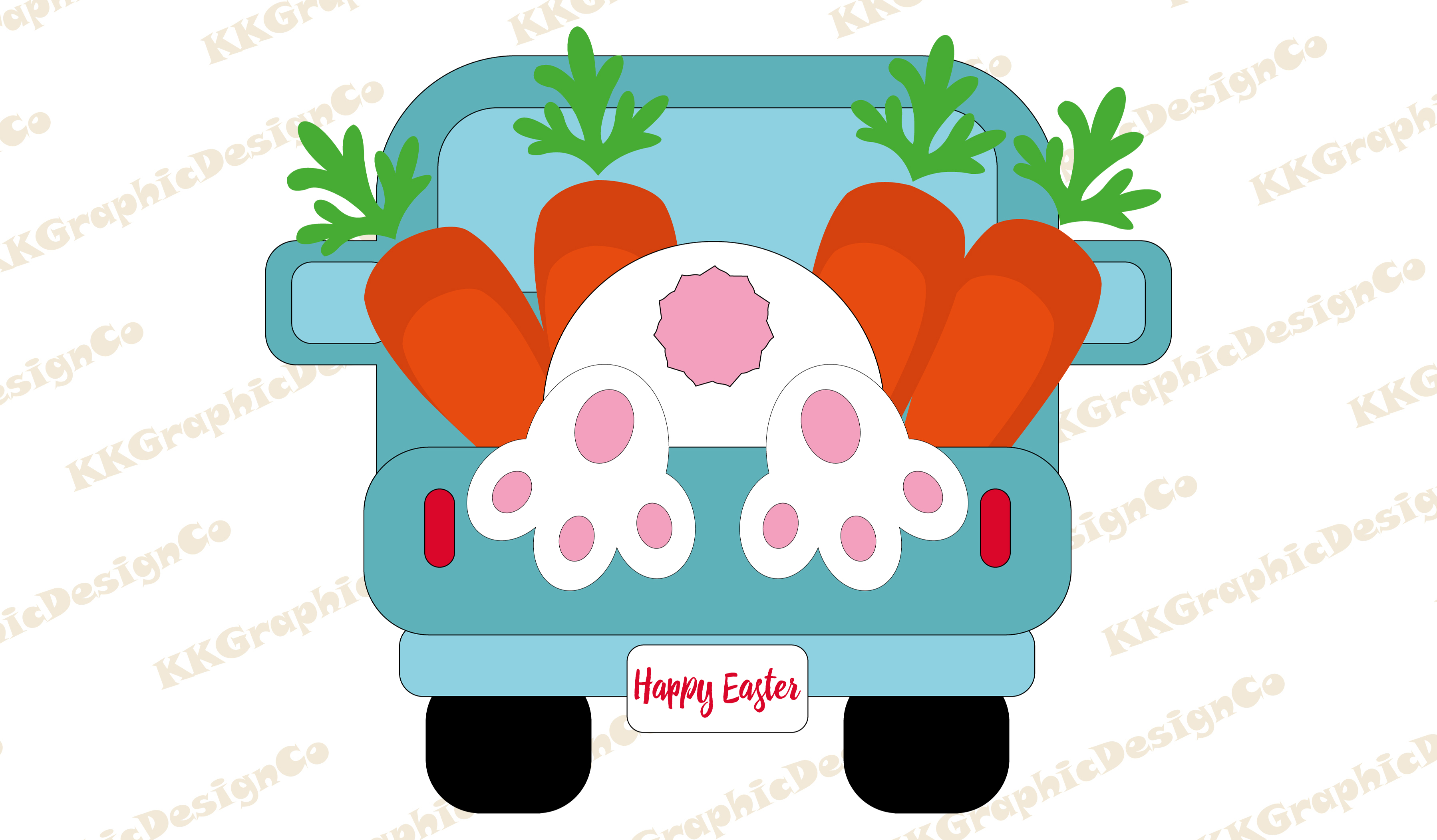 Easter Truck Clipart | Inspire Uplift