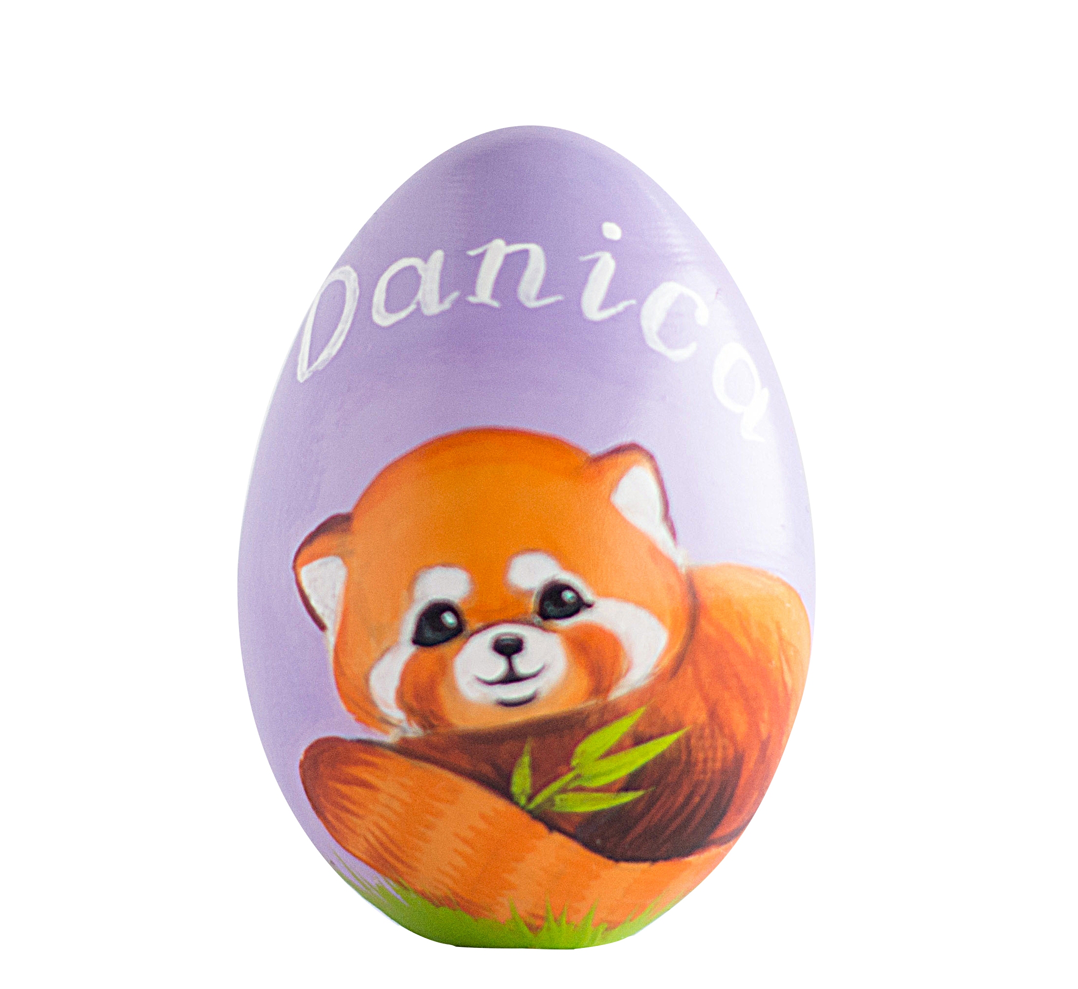 Cute rare animals red panda Personalized Easter egg Keepsake | Inspire ...