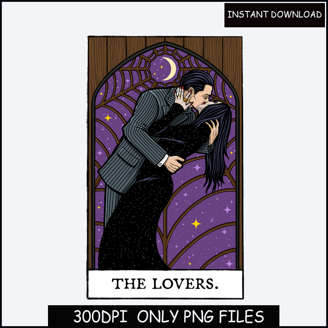 The Lovers Tarot Card Svg Skeletons Halloween Svg Skeleton Inspire