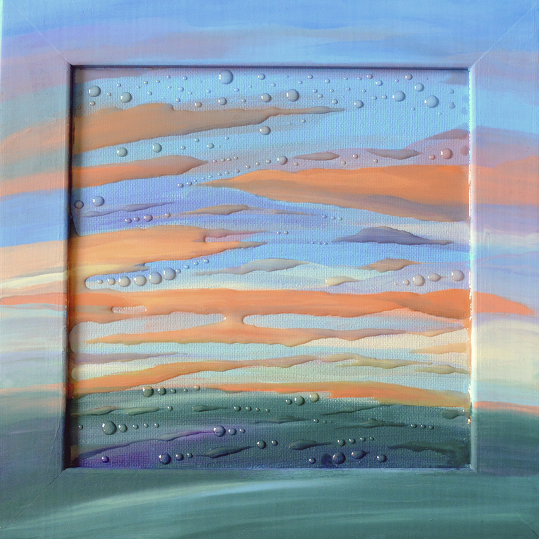 Original acrylic interior painting, canvas, frame landscape | Inspire ...