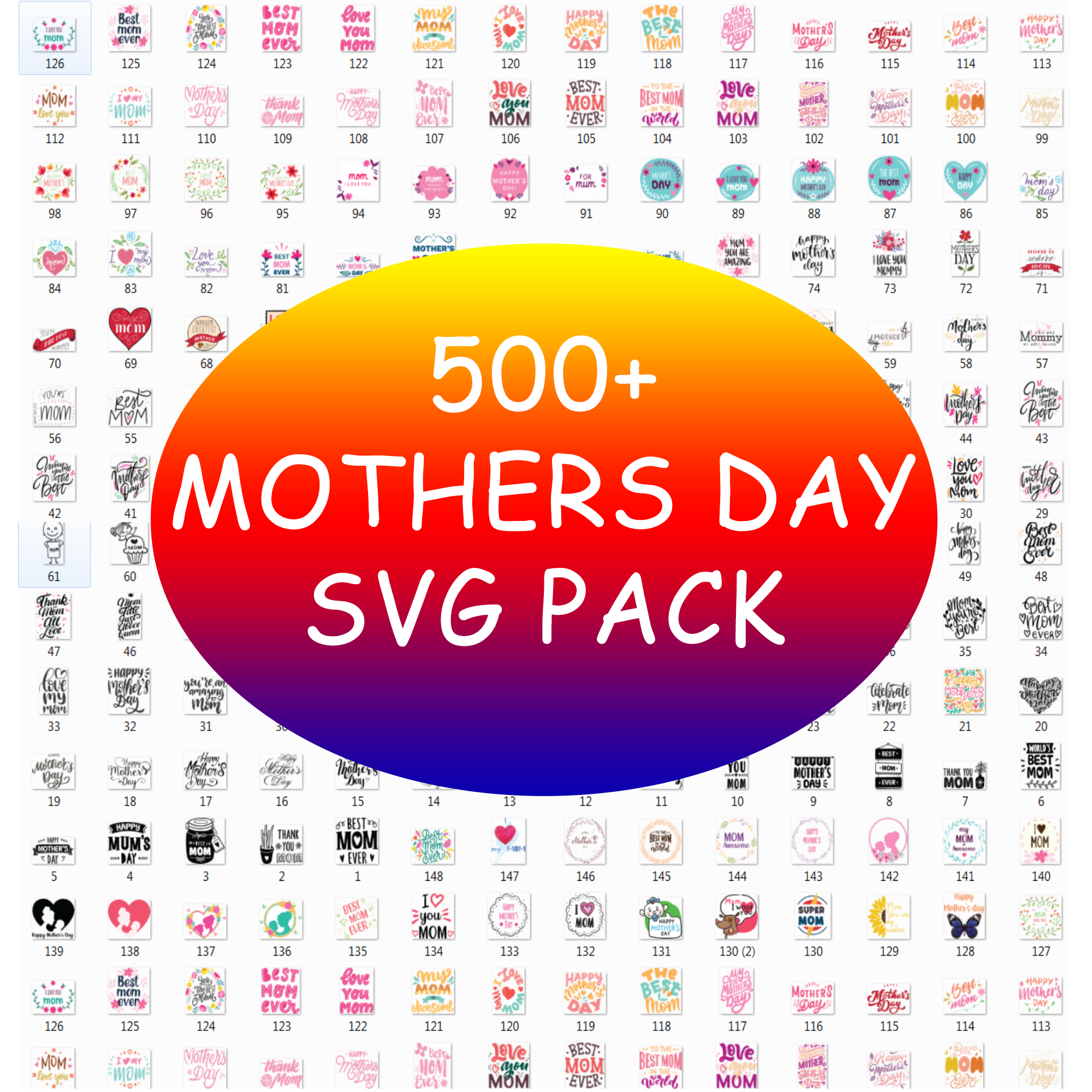 Mothers day bundle SVG, Mother day bundle png, happy mothers - Inspire ...