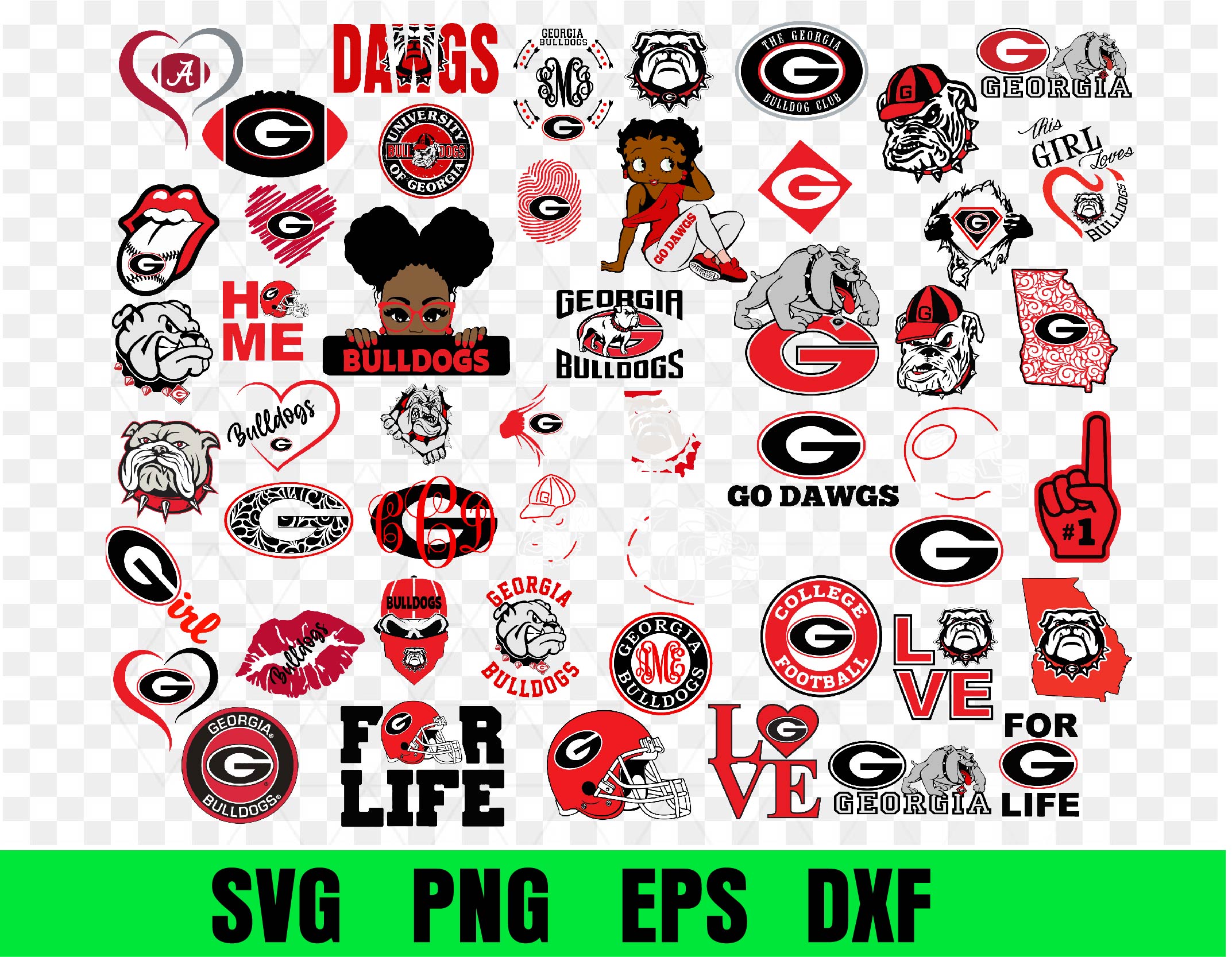 Go Dawgs logo, bundle logo, svg, png, eps, dxf, n-c-aa logo | Inspire ...