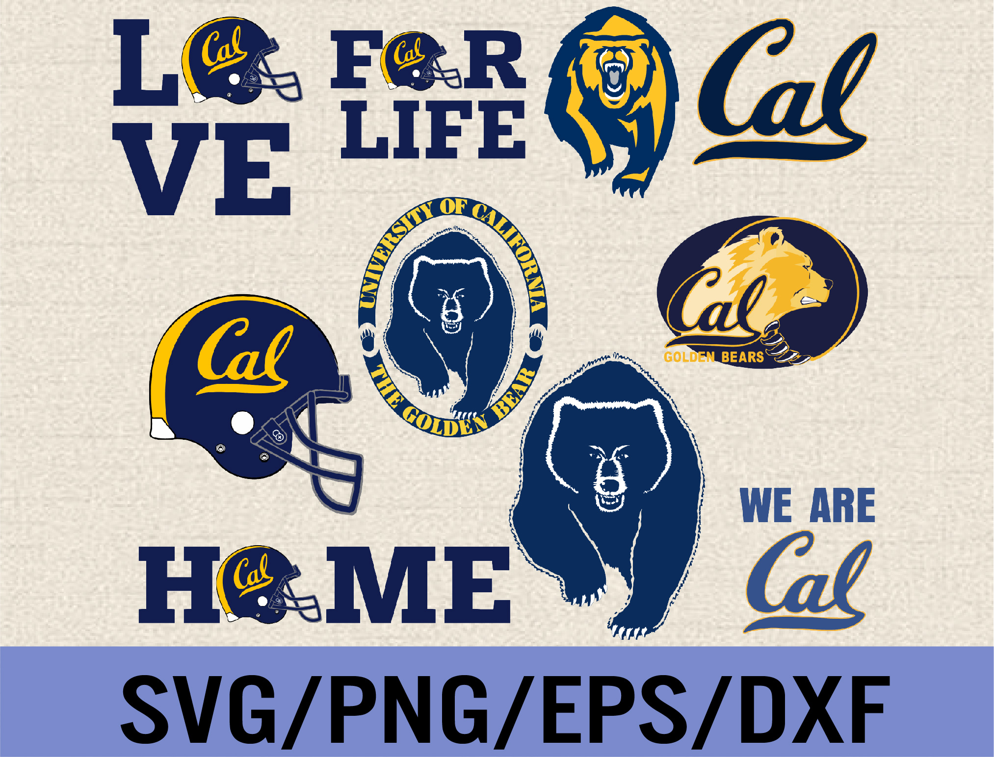 California Golden Bears svg, California Golden Bears logo, b | Inspire ...