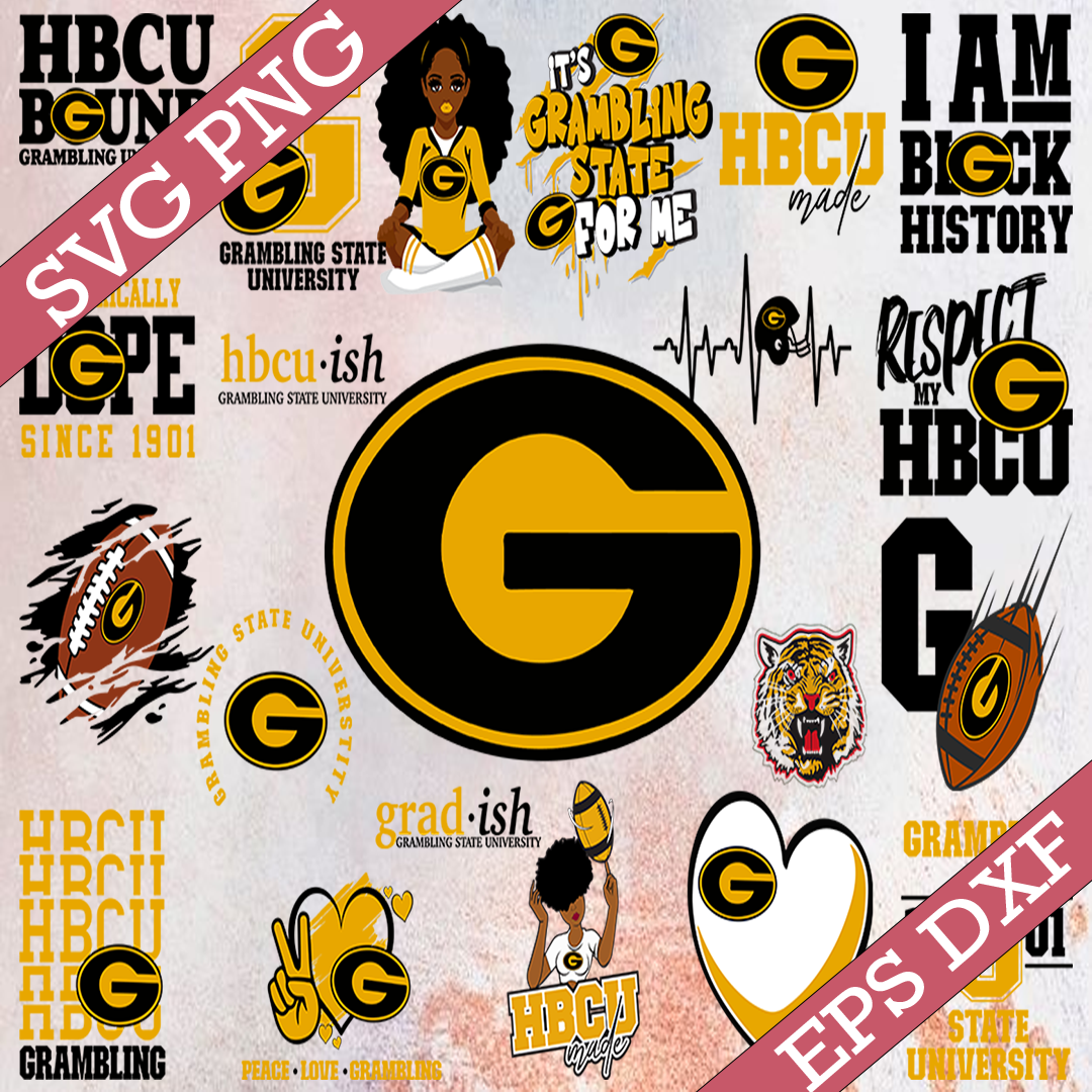 Bundle 21 Files Grambling State Football Team Svg, Grambling | Inspire ...