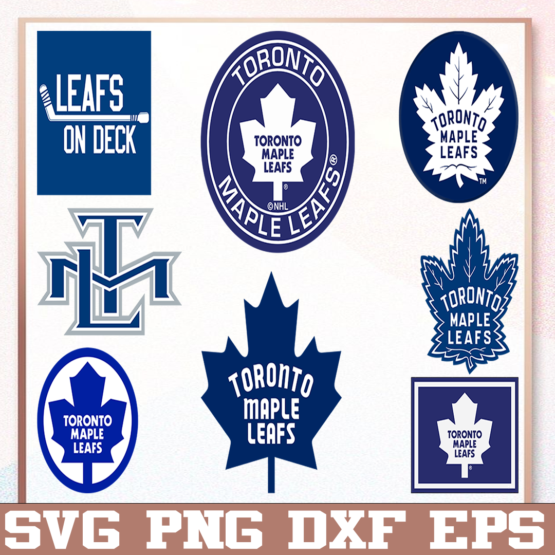 Bundle 8 Files Toronto Maple Leafs Hockey Team Svg, Toronto | Inspire ...