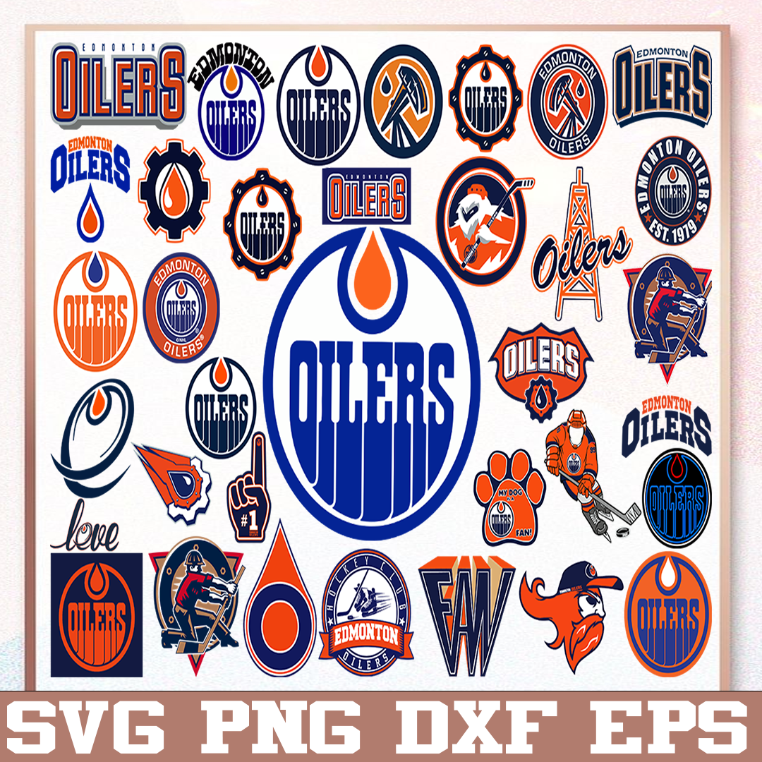 Bundle 35 Files Edmonton Oilers Hockey Team Svg, Edmonton Oi | Inspire ...