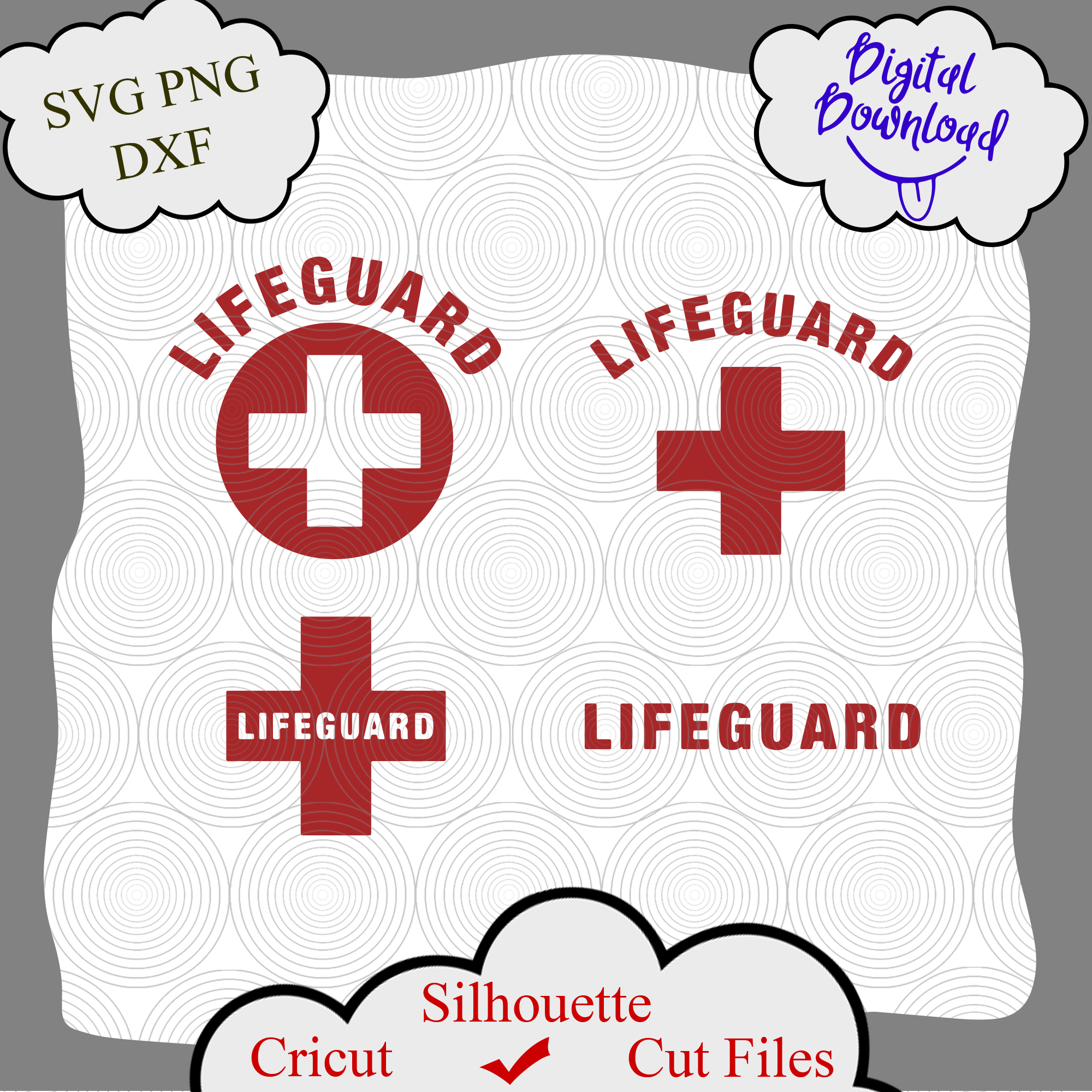 Lifeguard Svg Bundle, Life Guard Cricut, Red Cross SVG, Life | Inspire ...