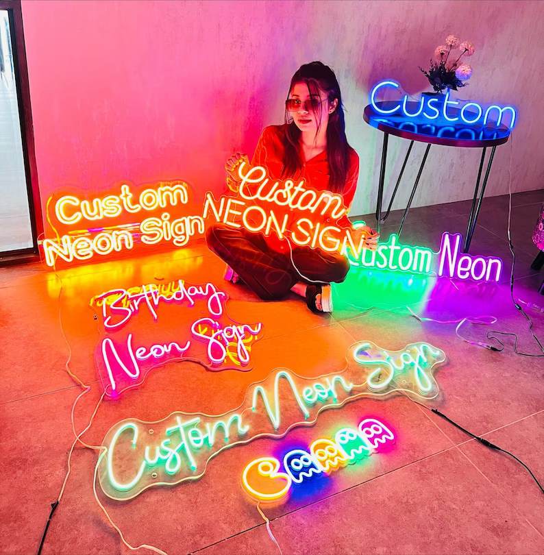 Custom Neon Sign | Aesthetic Custom Neon Signs | LED Neon Si | Inspire ...