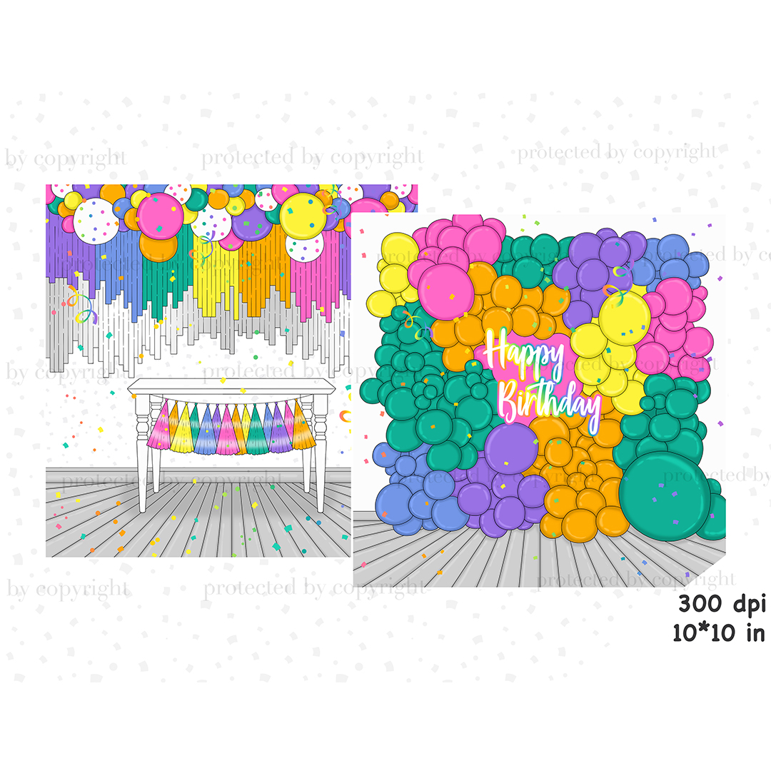 Birthday Bright Scenes - Inspire Uplift