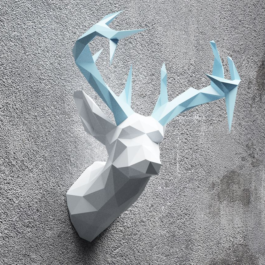 Horse 3D Papercraft, DIY Low Poly Paper Sculpture PDF patter | Inspire ...