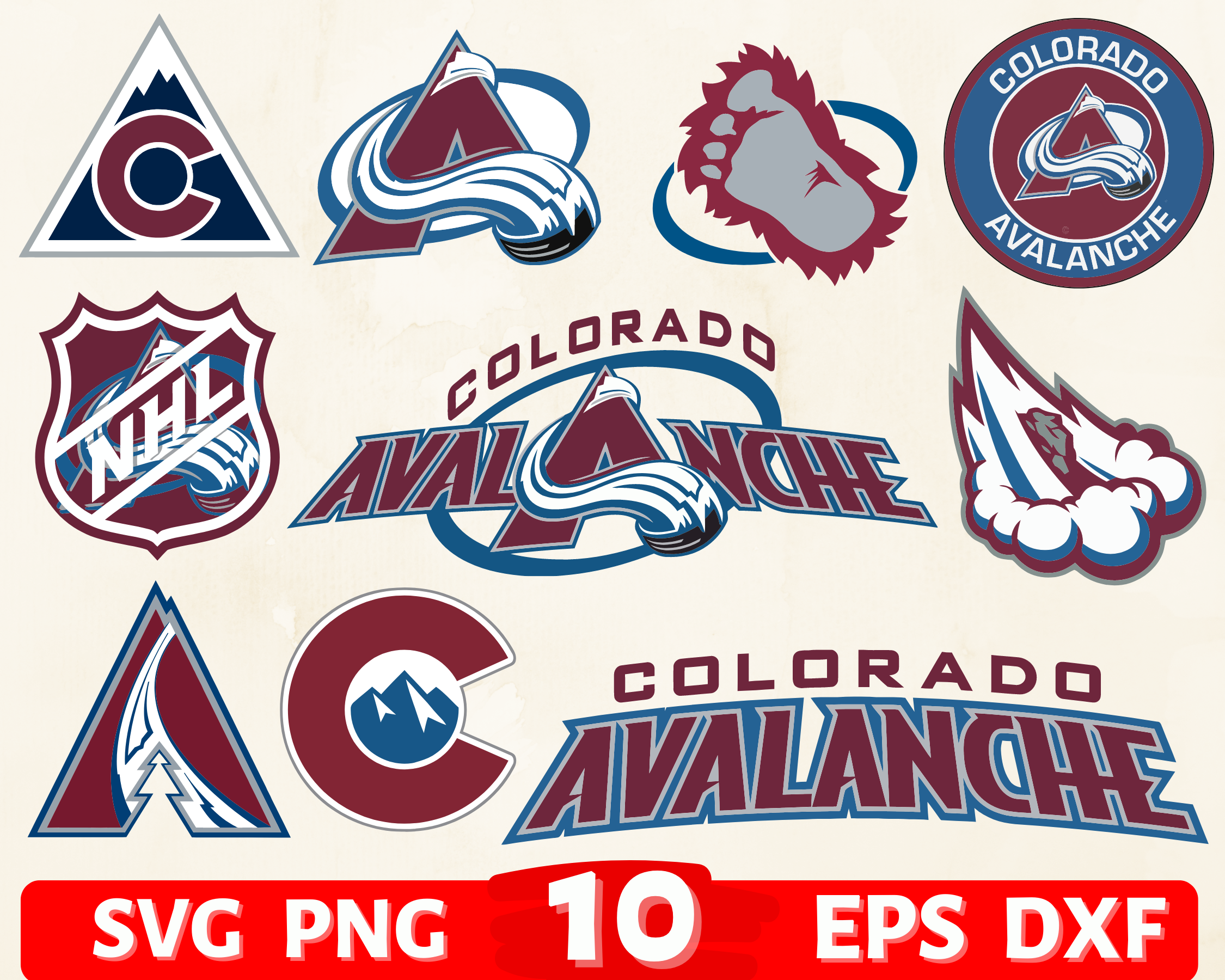 Digital Download, Colorado Avalanche svg, Colorado Avalanche | Inspire ...