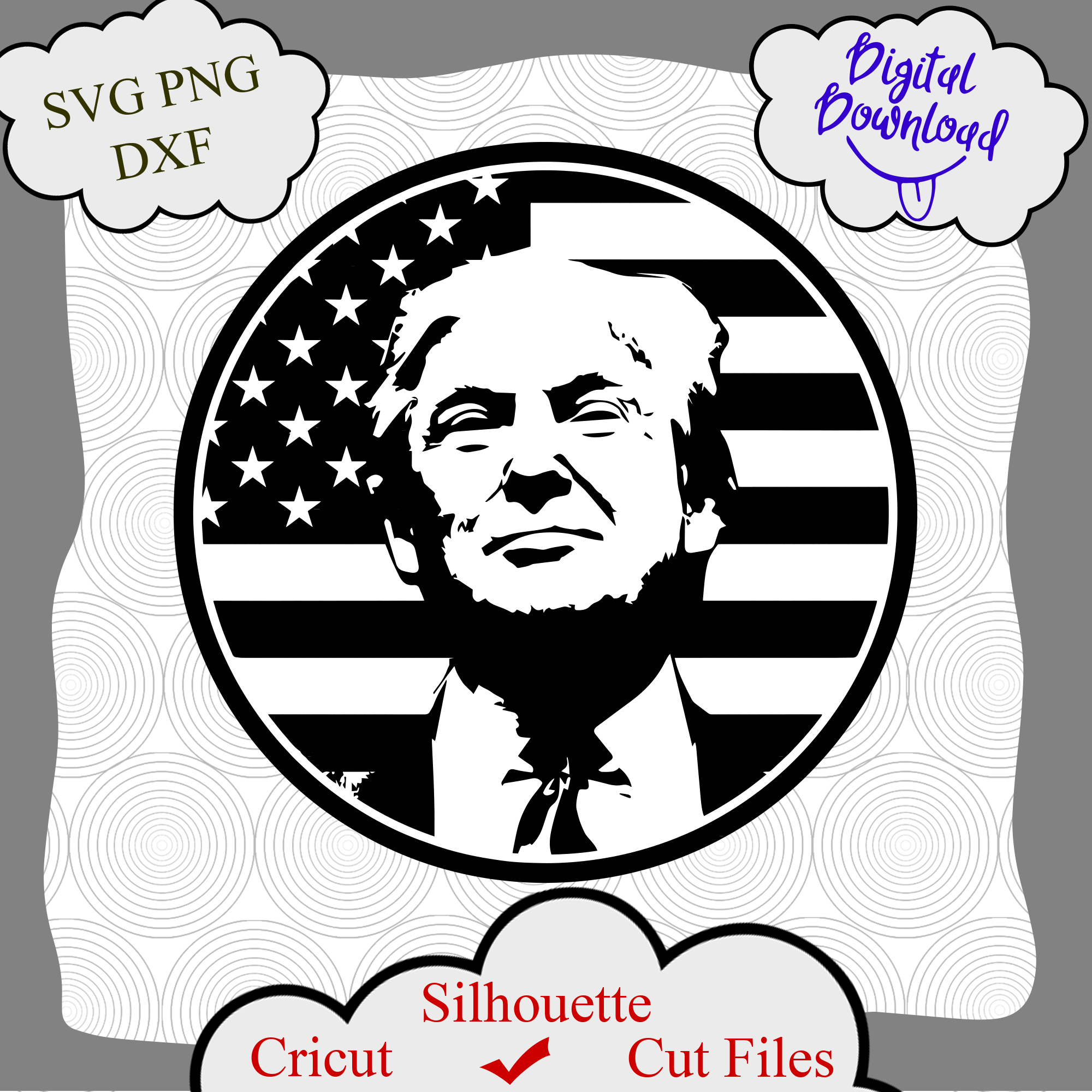 Trump svg, Trump Flag svg, American Flag svg PNG, American F | Inspire ...