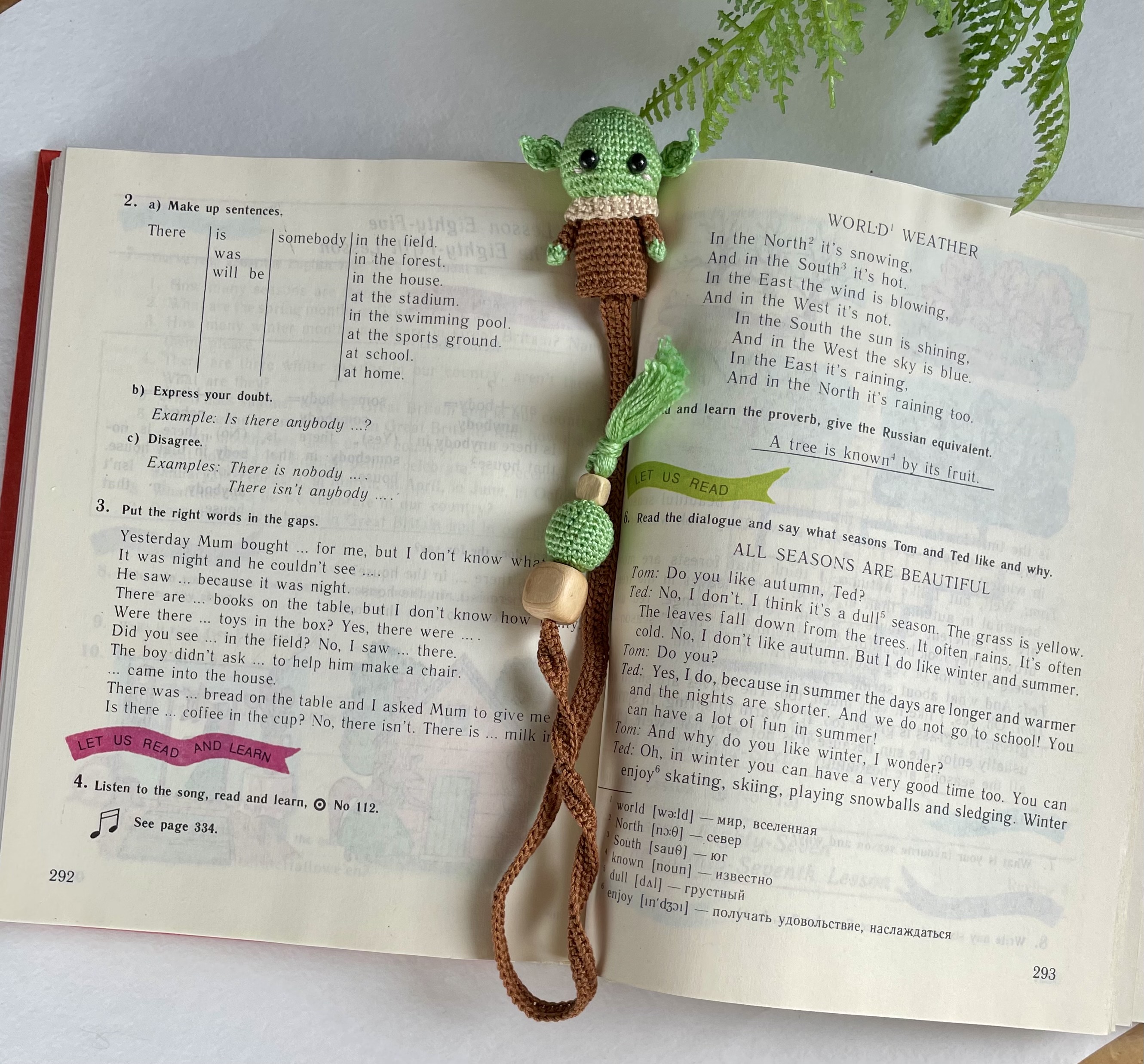 Crochet PATTERN bookmark Sam - Inspire Uplift
