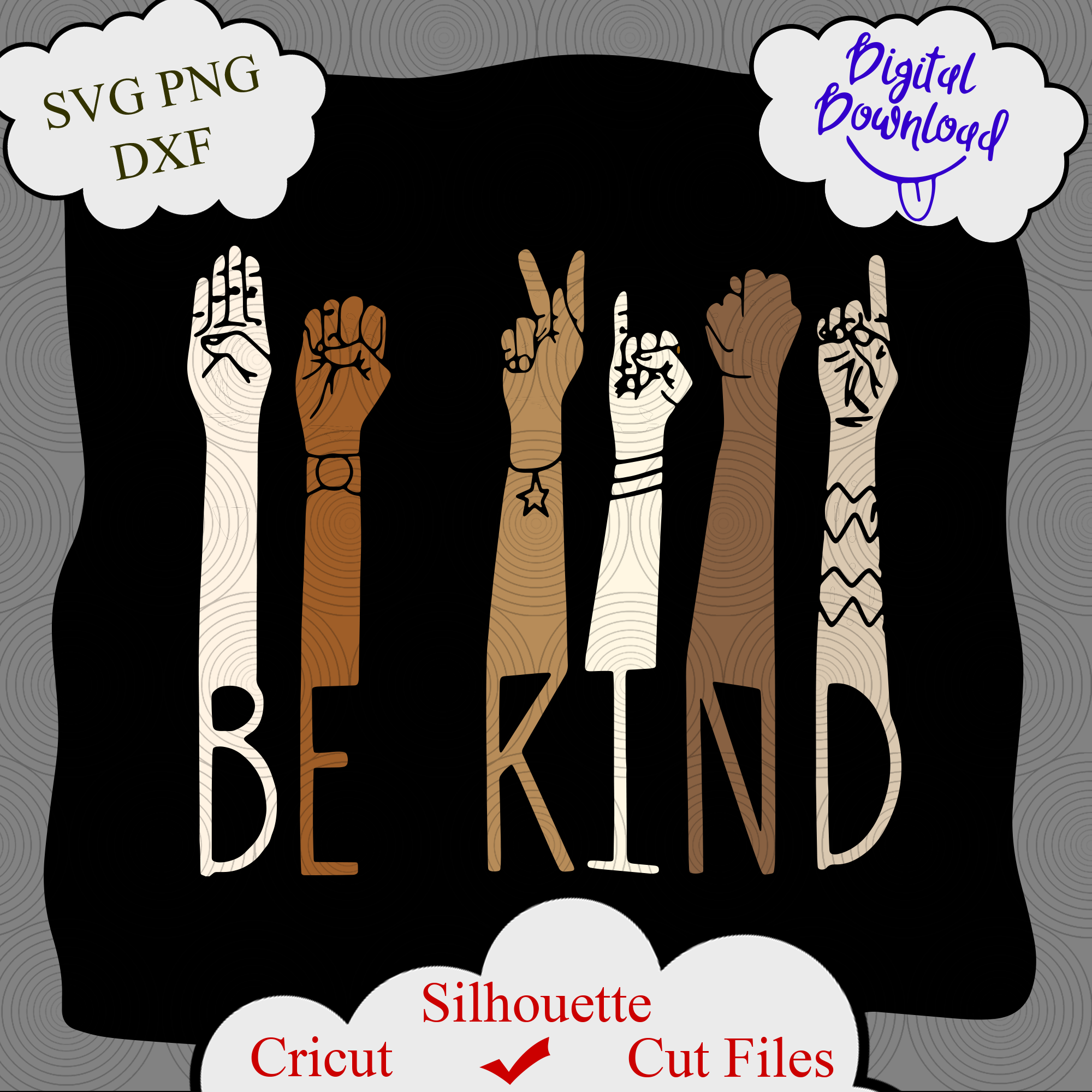 Be Kind Sign Language Hand Talking Teachers Interpreter ASL | Inspire ...