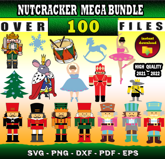 100 NUTCRACKER BALLET Svg Mega Bundle , NUTCRACKER BALLET sv | Inspire ...