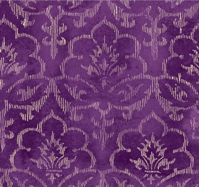 Damask Fabric, Decor Linen and Viscose Fabric, Purple Fabric | Inspire ...