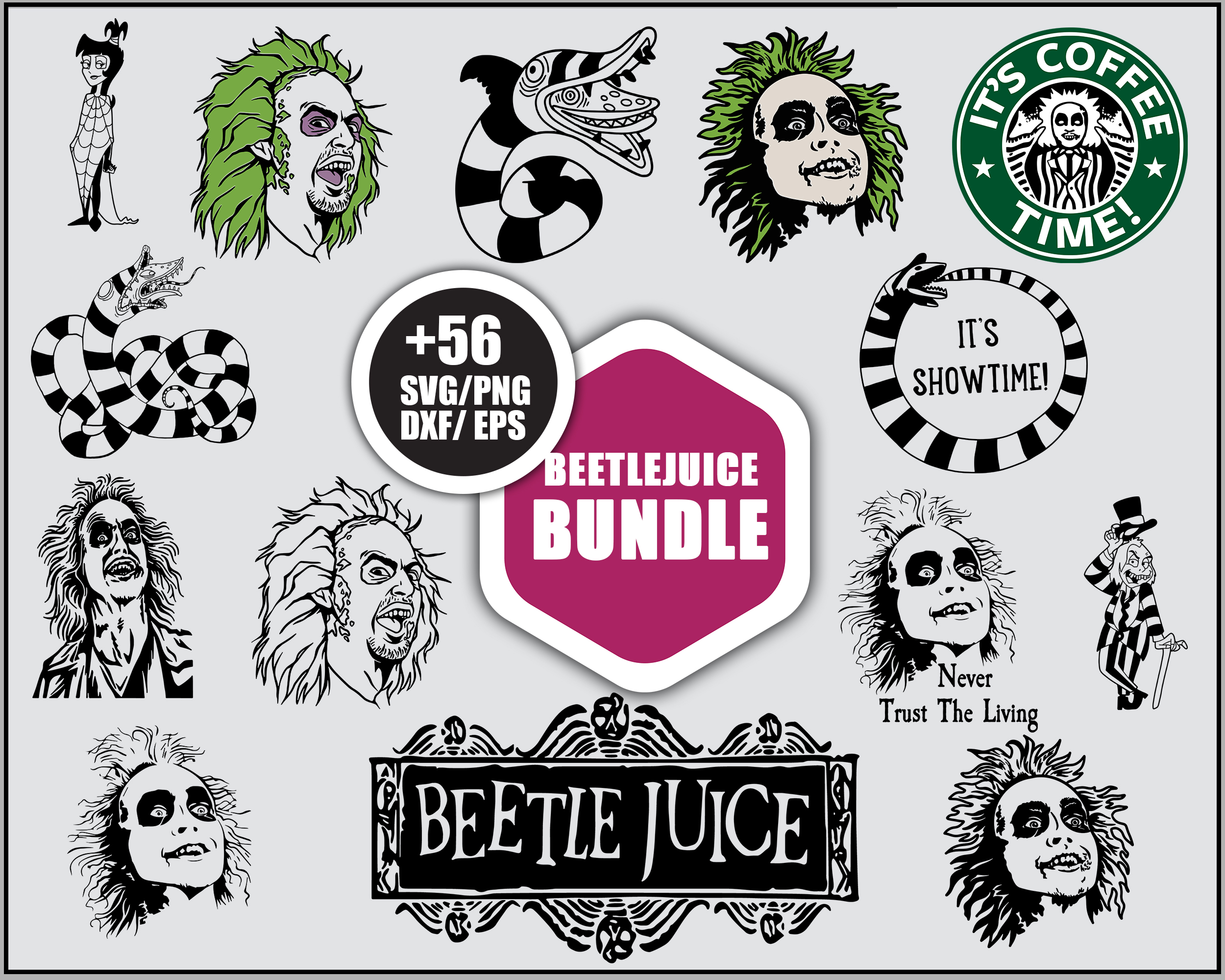 Beetlejuice Bundle SVG, Beetlejuice SVG, Horror Movies SVG P - Inspire ...