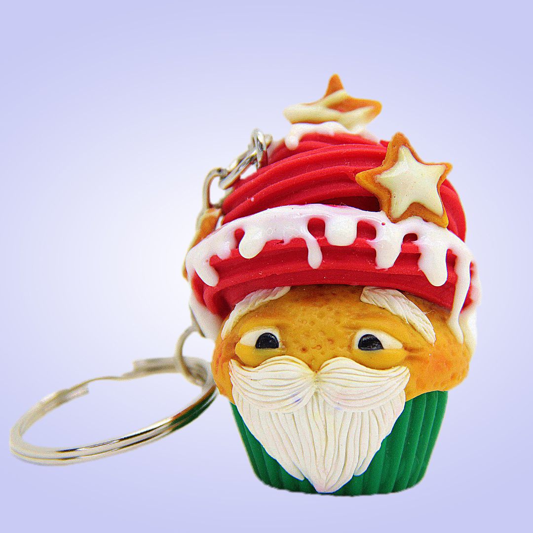 Santa Claus keychain,Christmas keychain gift, cute keychains - Inspire ...