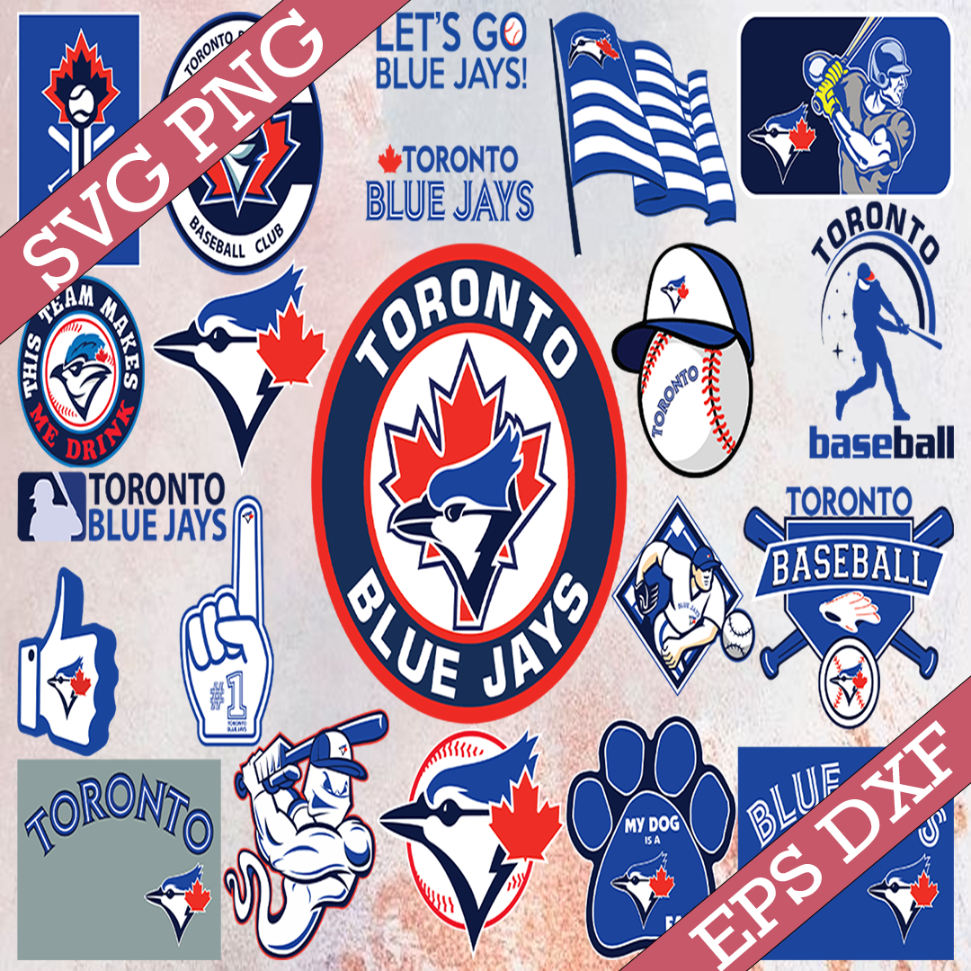 Bundle 21 Files Toronto Blue Jays Baseball Team svg, Toronto | Inspire ...