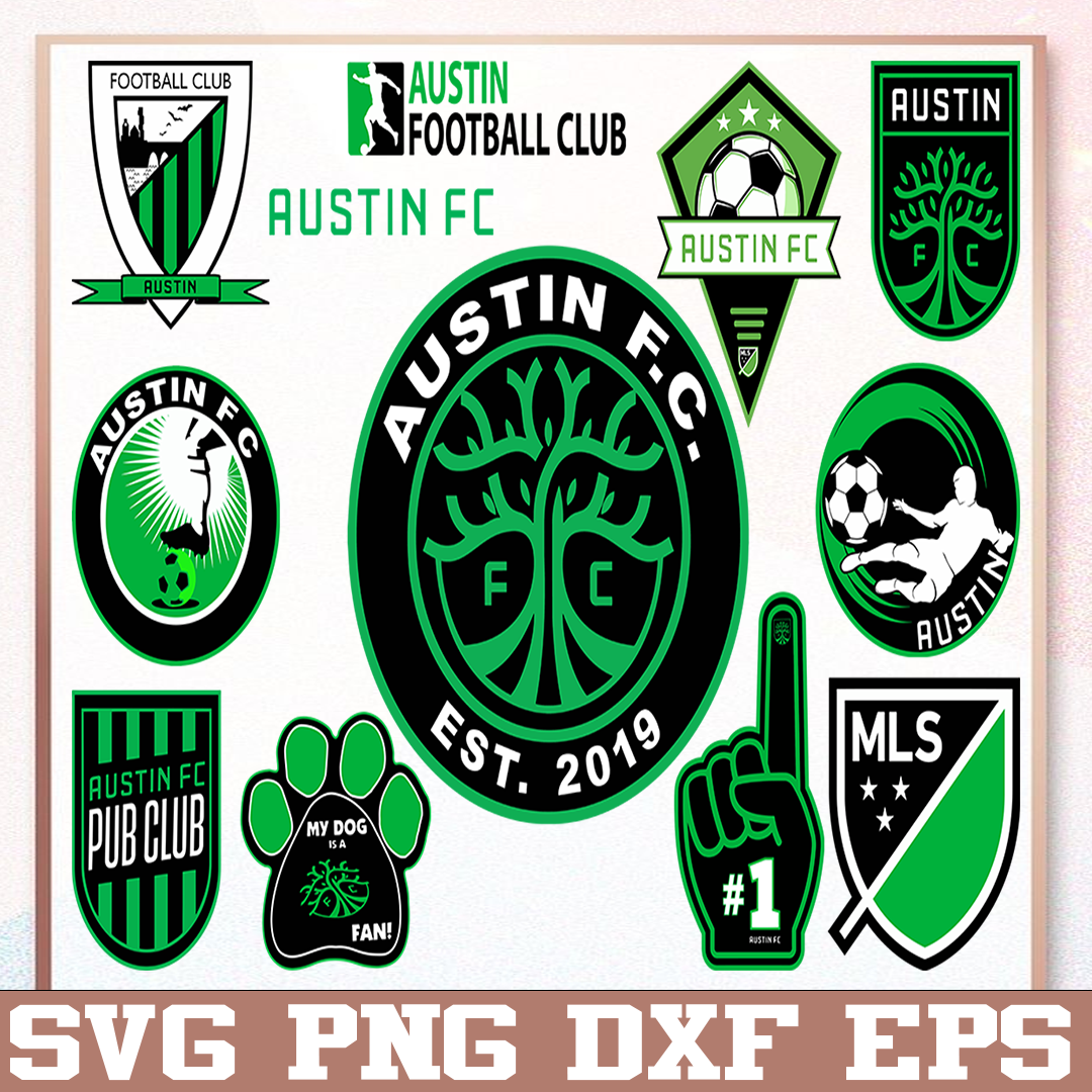 Bundle 12 Styles MLS Austin FC Soccer Team svg, Austin FC sv | Inspire ...
