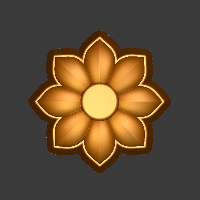 Flower STL FILE - Inspire Uplift