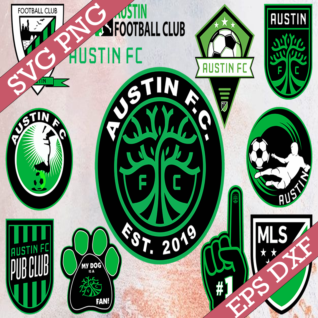 Bundle 12 Styles MLS Austin FC Soccer Team svg, Austin FC sv | Inspire ...
