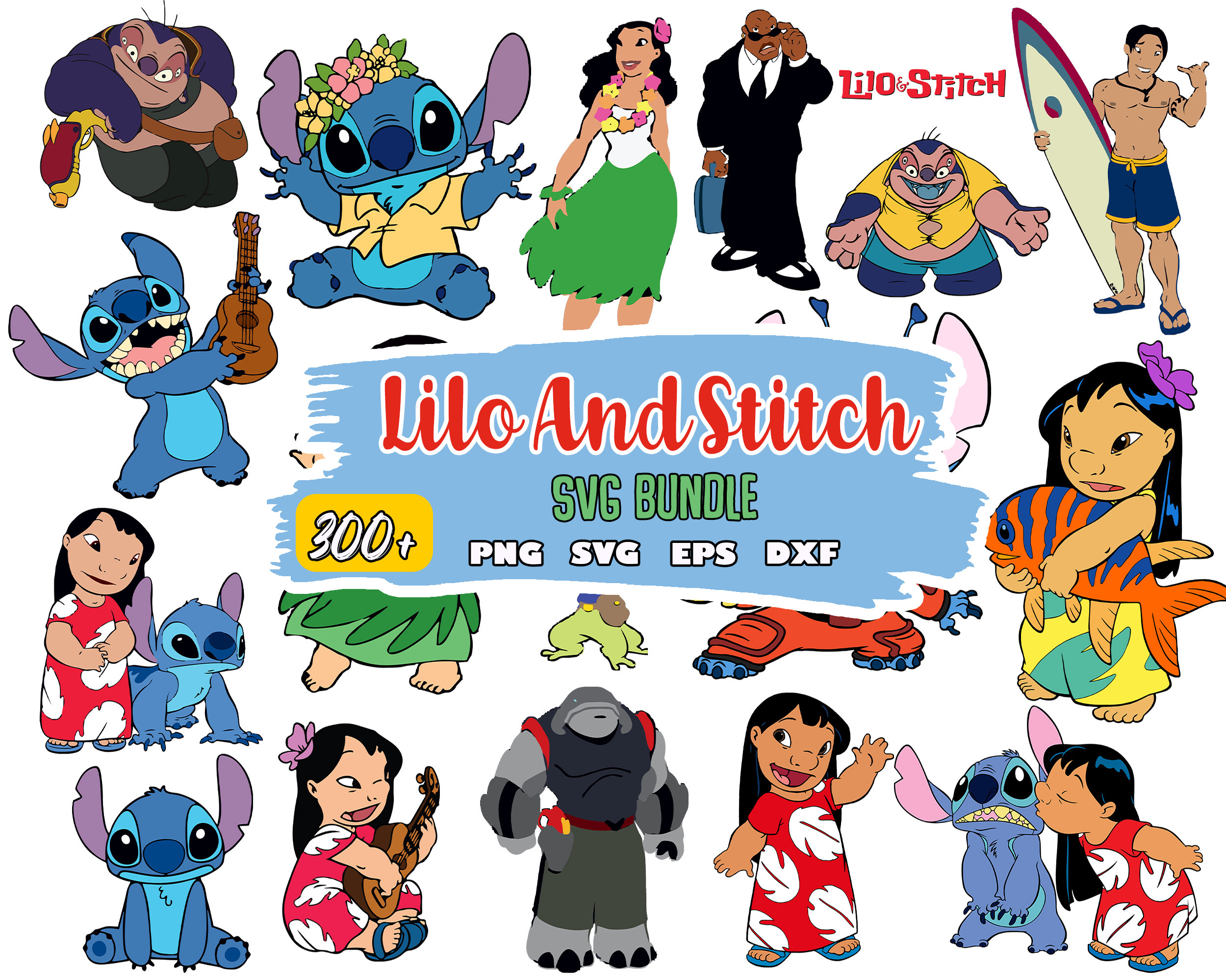 Lilo and stitch svg bundle files, lilo and stitch svg for cr | Inspire ...
