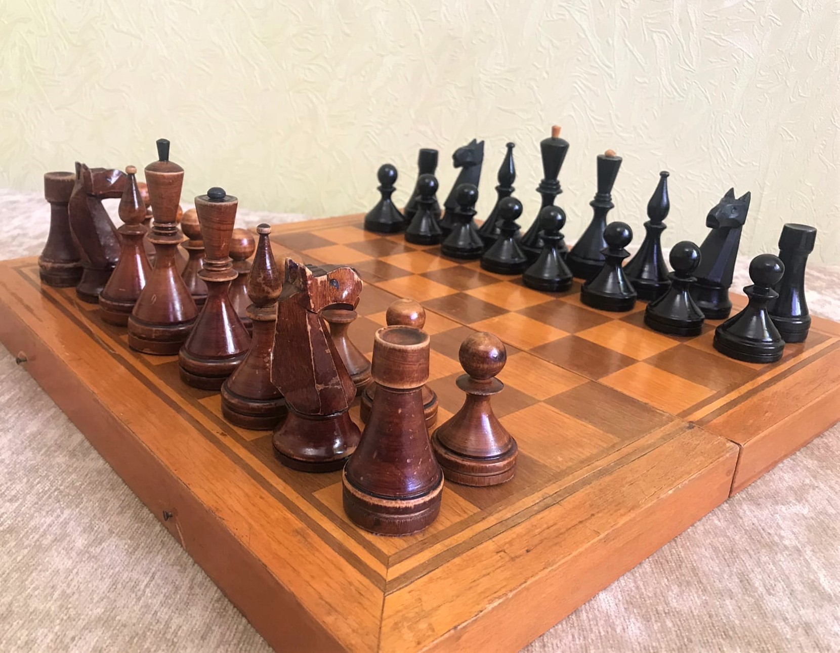 Old tournament chess set BAKU 1961, Soviet vintage grandmast | Inspire ...