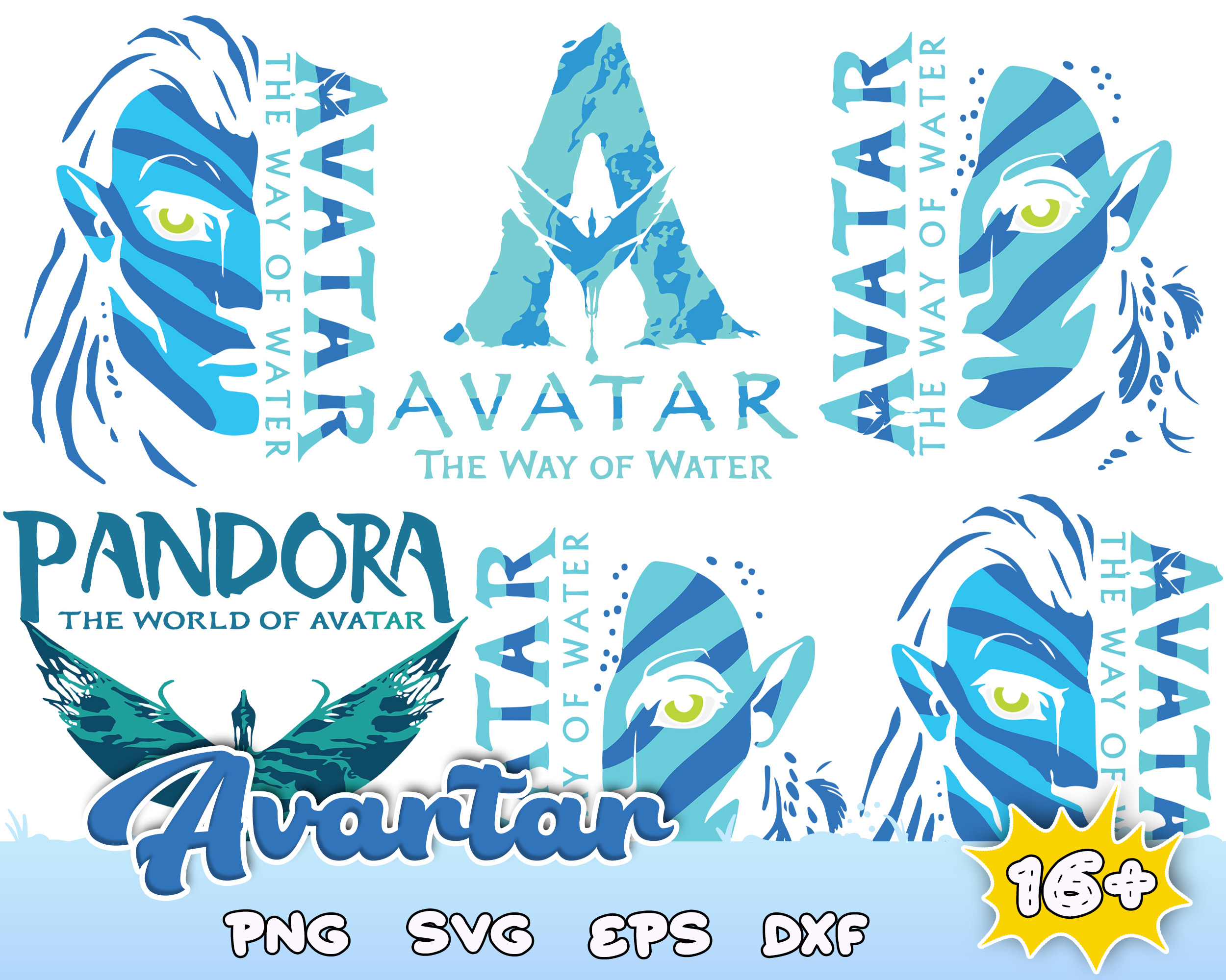 Avatar the way of the water Avatar 2 Svg, The Way of Water A | Inspire ...