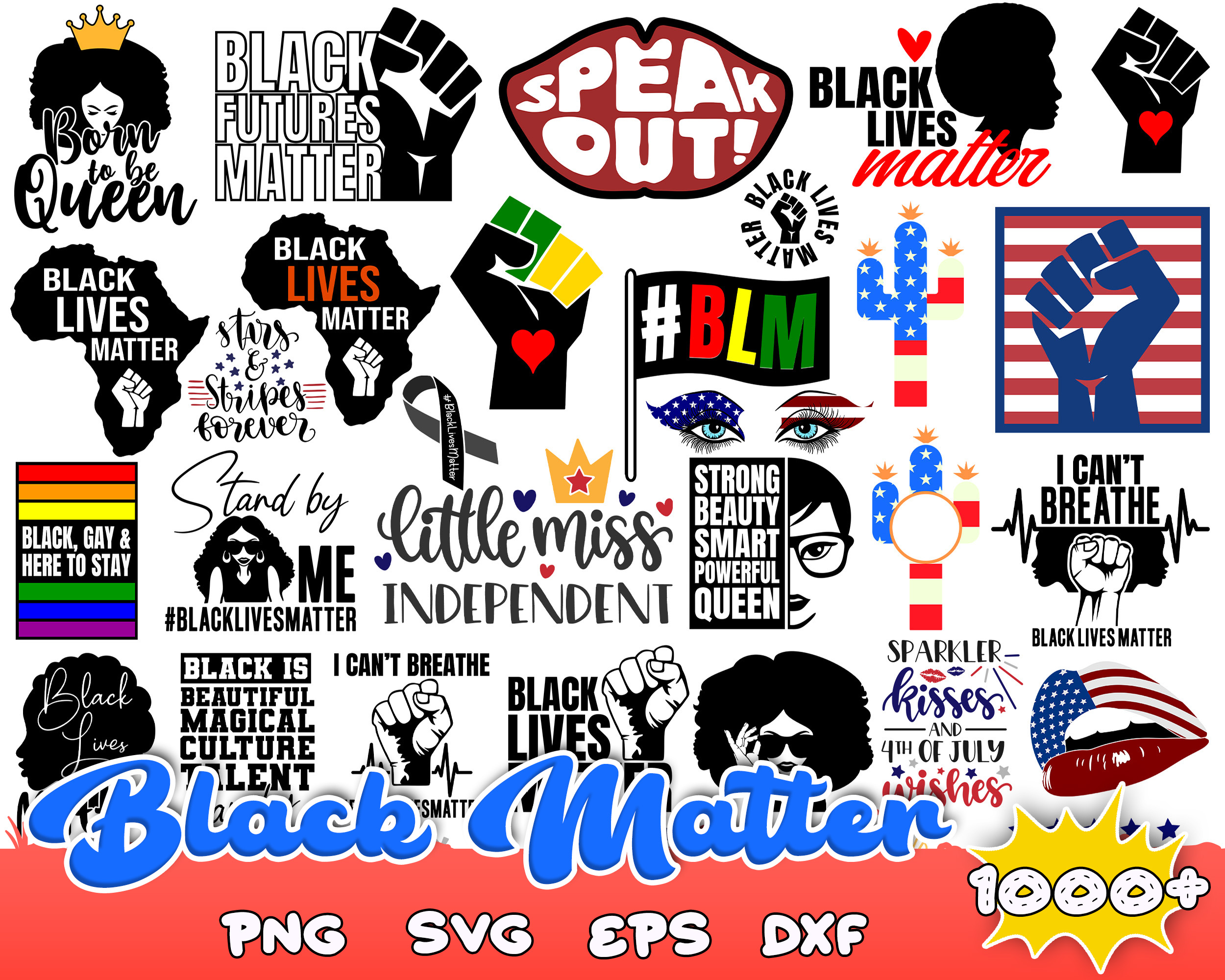 BLM SVG Bundle svg,Black lives Matter svg Bundle, Cricut SVG | Inspire ...