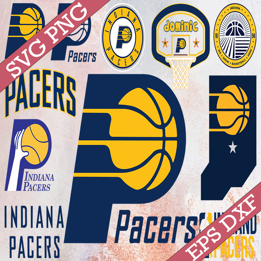 Bundle 22 Files Indiana Pacers Basketball Team svg, Indiana | Inspire ...