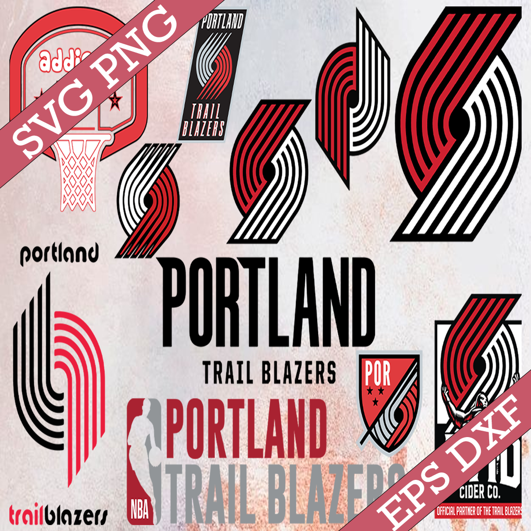Bundle 10 Files Portland Trail Blazers Basketball Team svg, - Inspire ...