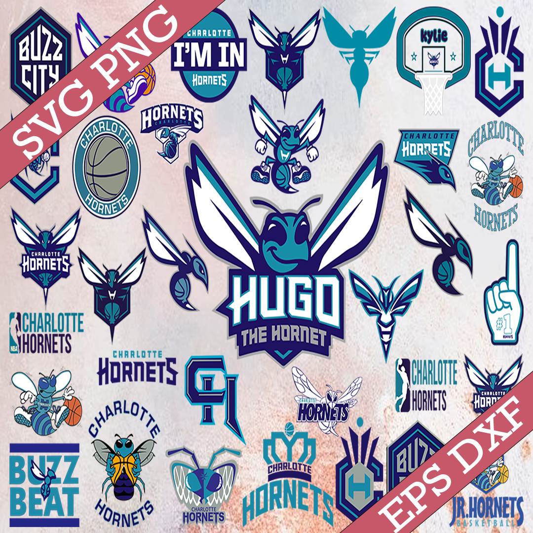 Bundle 34 Files Charlotte Hornets Basketball Team svg, Charl | Inspire ...