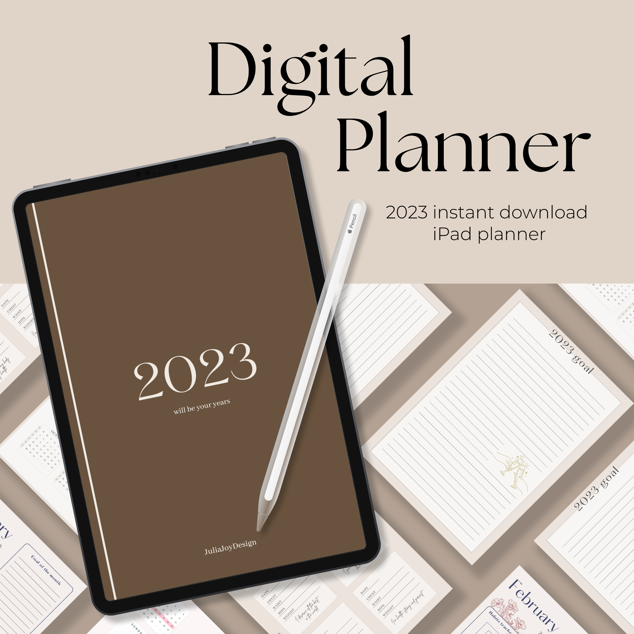 2023 Digital Planner - Digital Planning, Dated Planner, Nota | Inspire ...