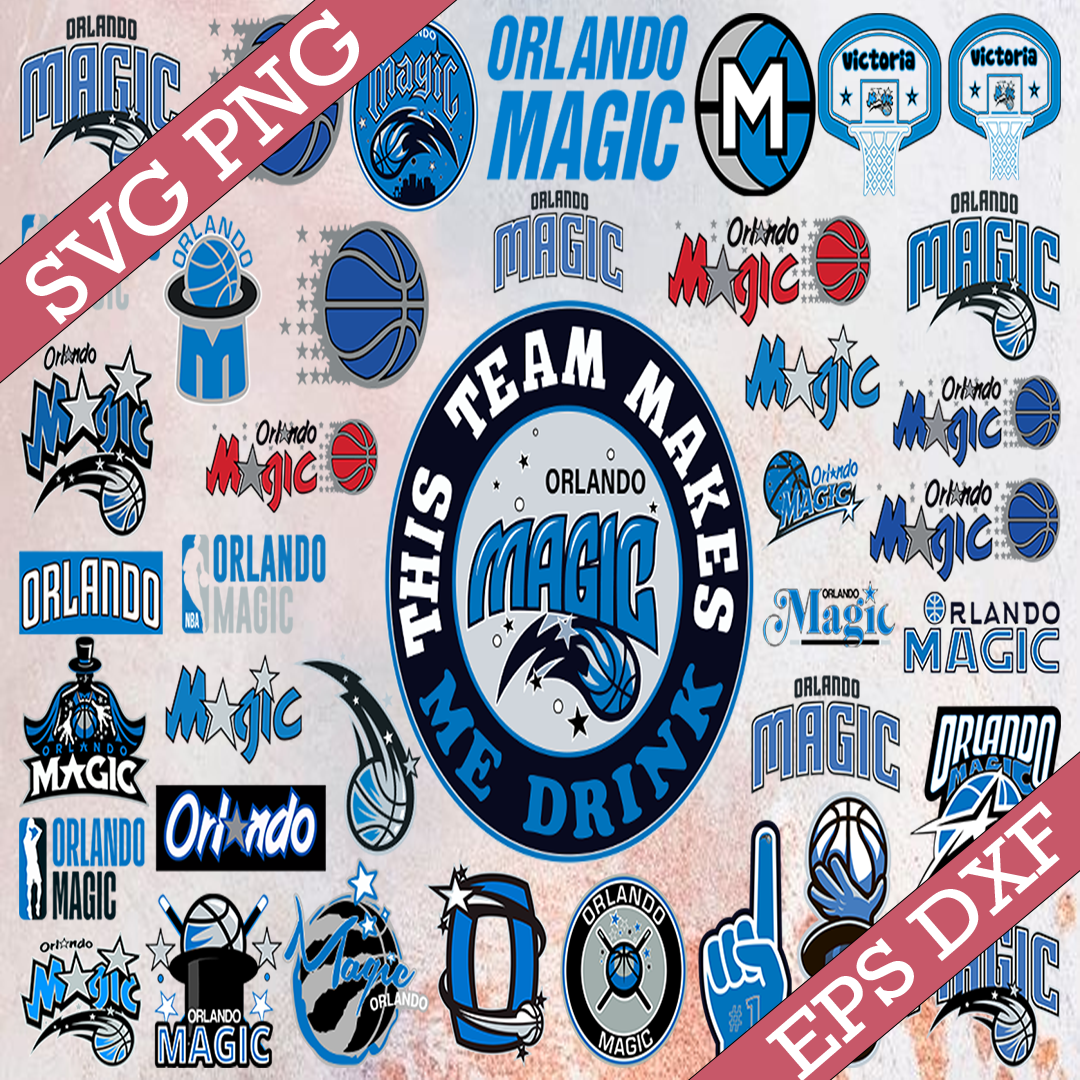 Bundle 40 Files Orlando Magic Basketball Team svg, Orlando M | Inspire ...