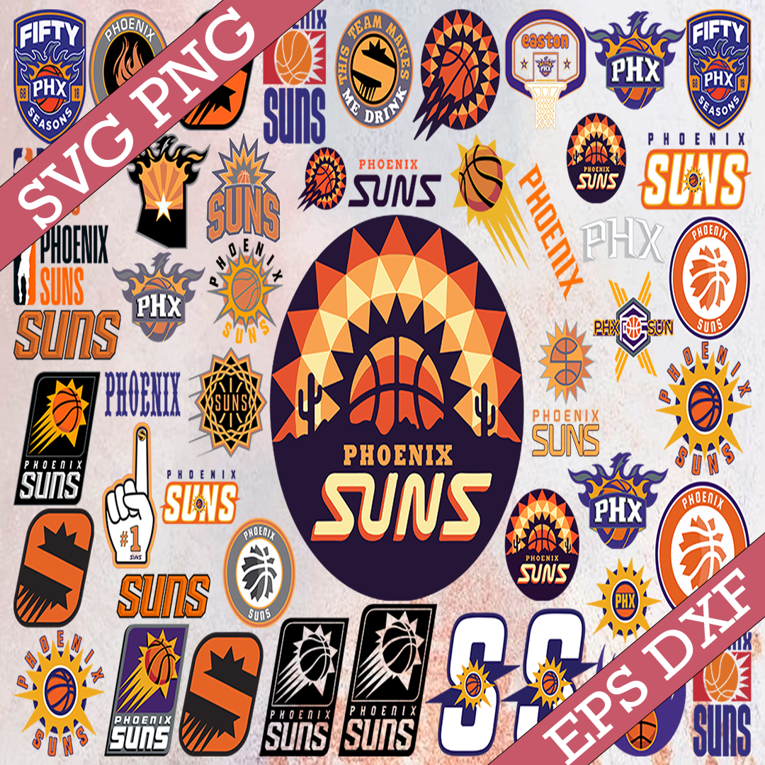 Bundle 48 Files Phoenix Suns Basketball Team svg, Phoenix Su | Inspire ...