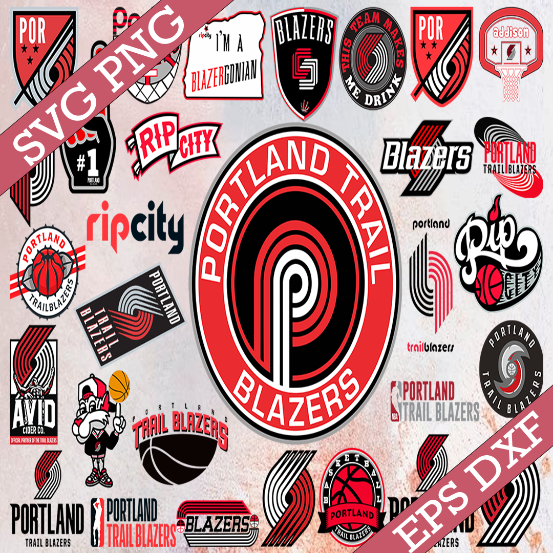 Bundle 31 Files Portland Trail Blazers Basketball Team svg, | Inspire ...