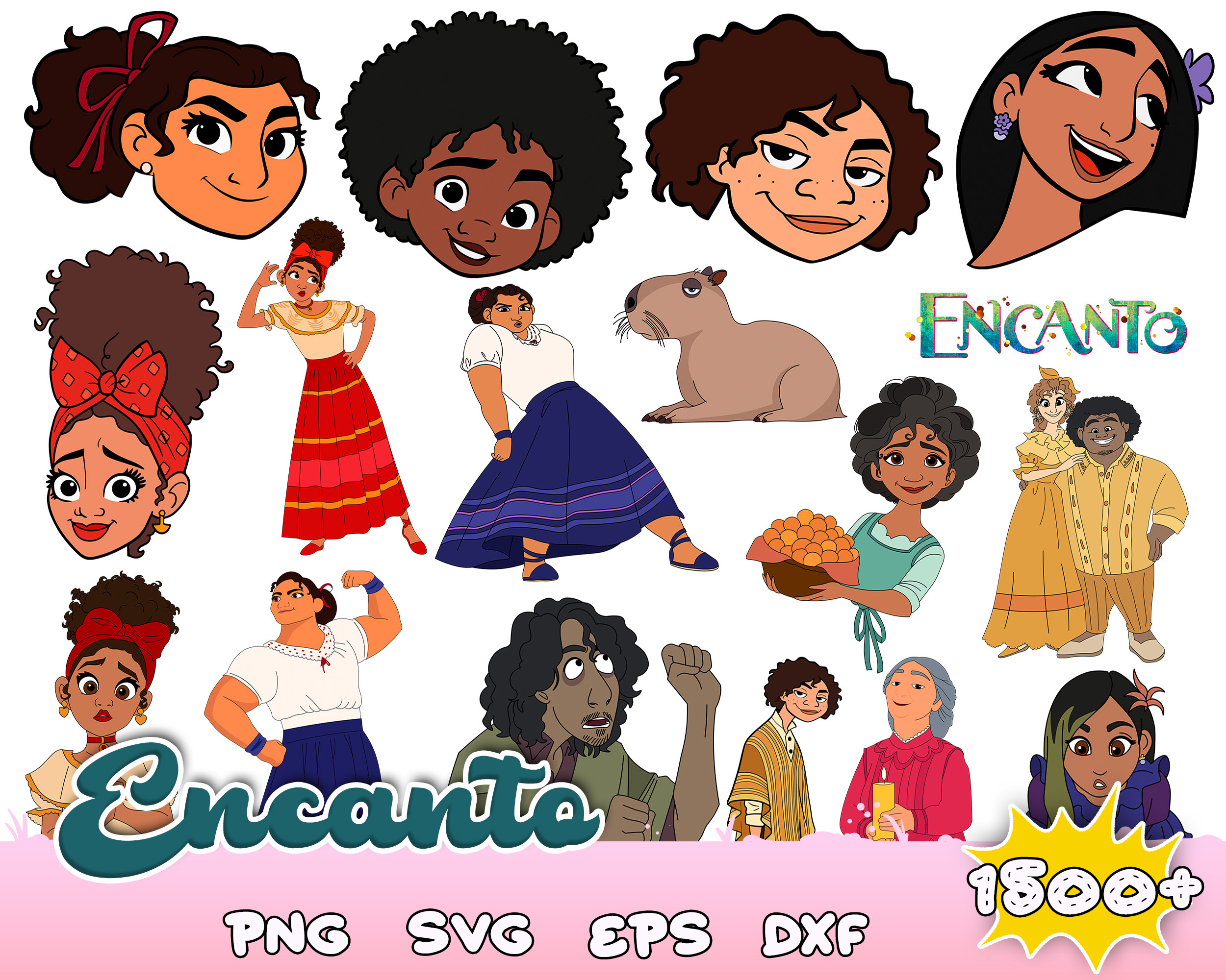 1500 Encanto SVG, Encanto Bundle Svg, Encanto Clipart, Vibra | Inspire ...