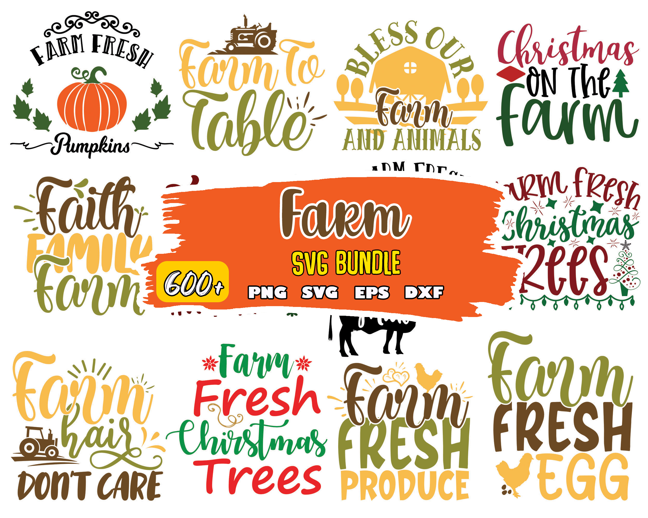 Farm svg Bundle, Farmhouse Quotes svg, Farm svg, Farm Life s | Inspire ...