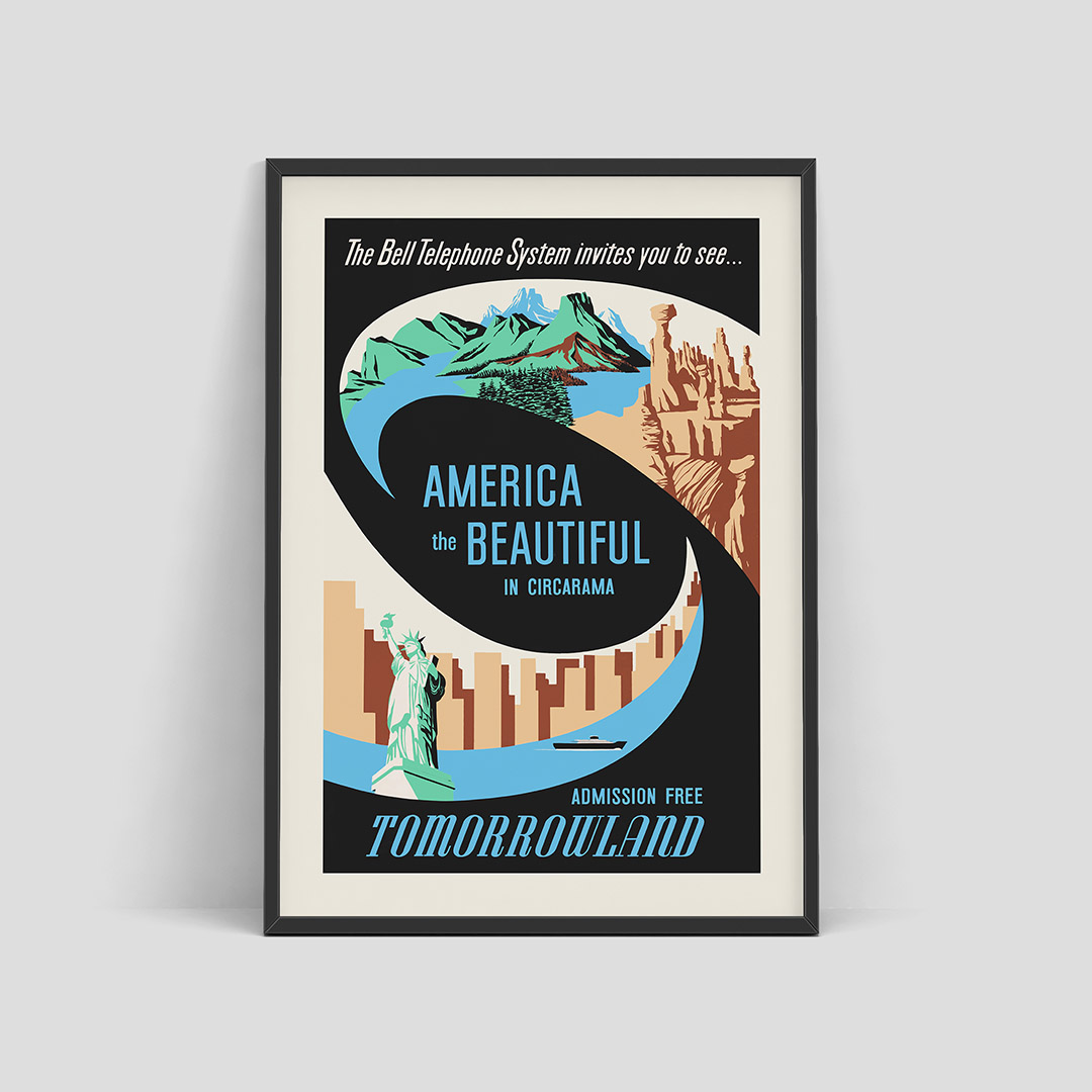 America The Beautiful - Disneyland Park Attraction Poster, 1 | Inspire ...