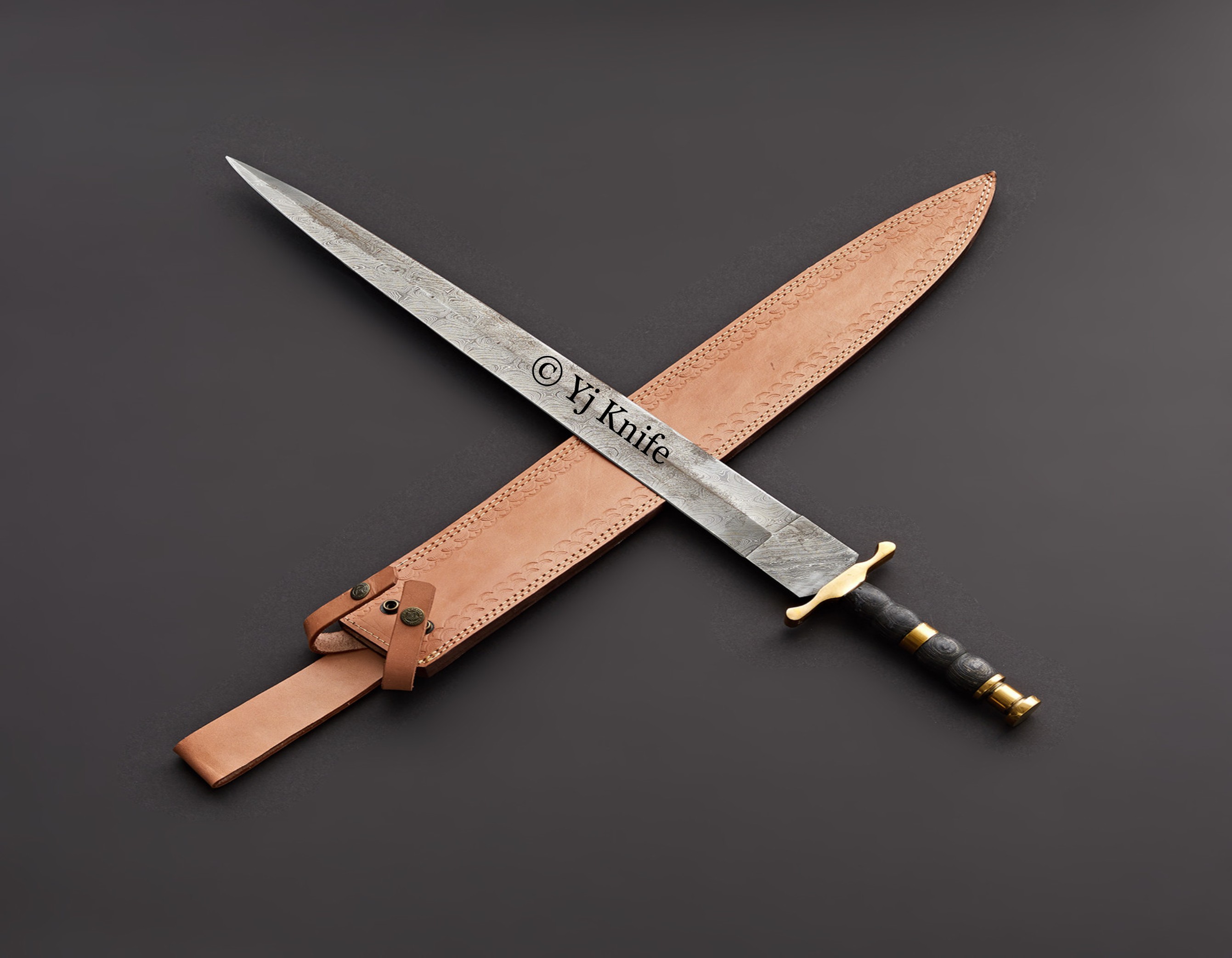 Handmade Damascus Steel Battle Ready Combat Replica Swords | Inspire Uplift