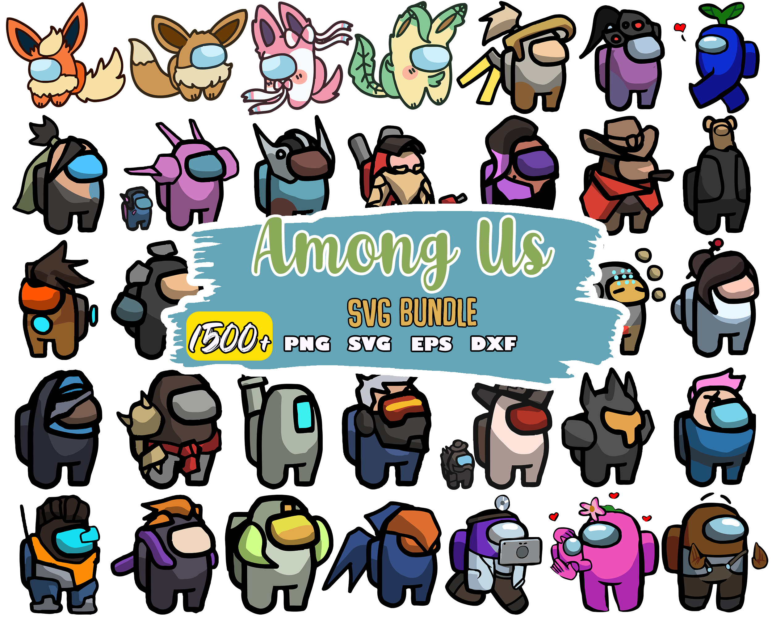 Among Us Svg Bundle, Among Us Character Svg, Among Us Shirt - Inspire ...