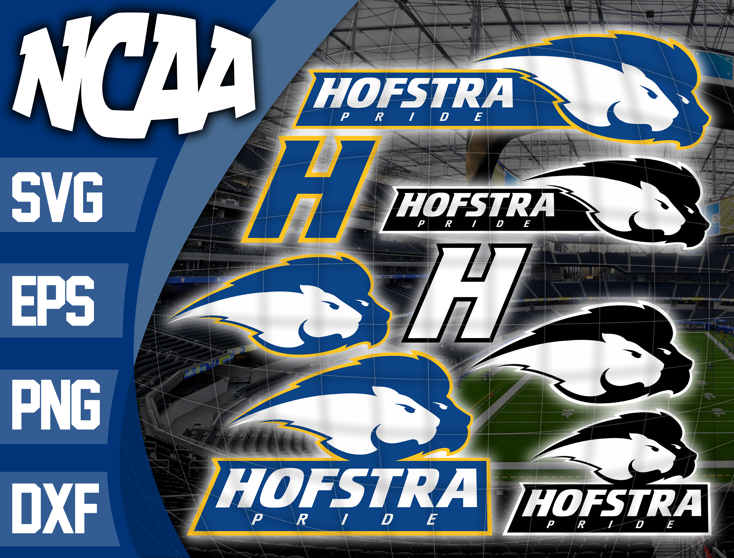 Hofstra Pride SVG bundle , NCAA svg, logo NCAA bundle svg ep | Inspire ...
