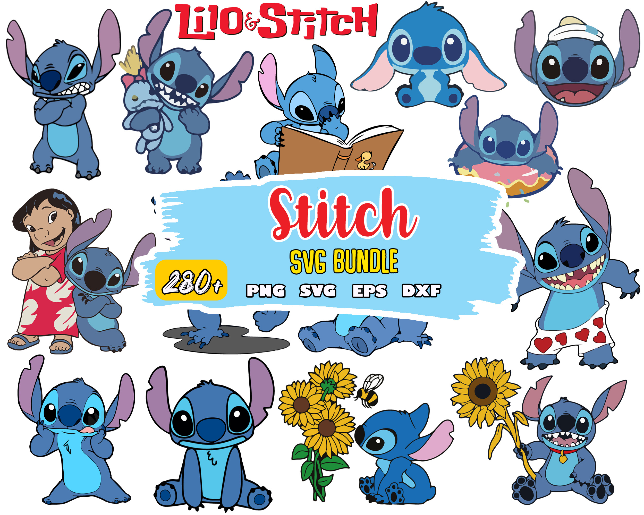 Lilo and stitch svg bundle files, lilo and stitch svg for cr | Inspire ...