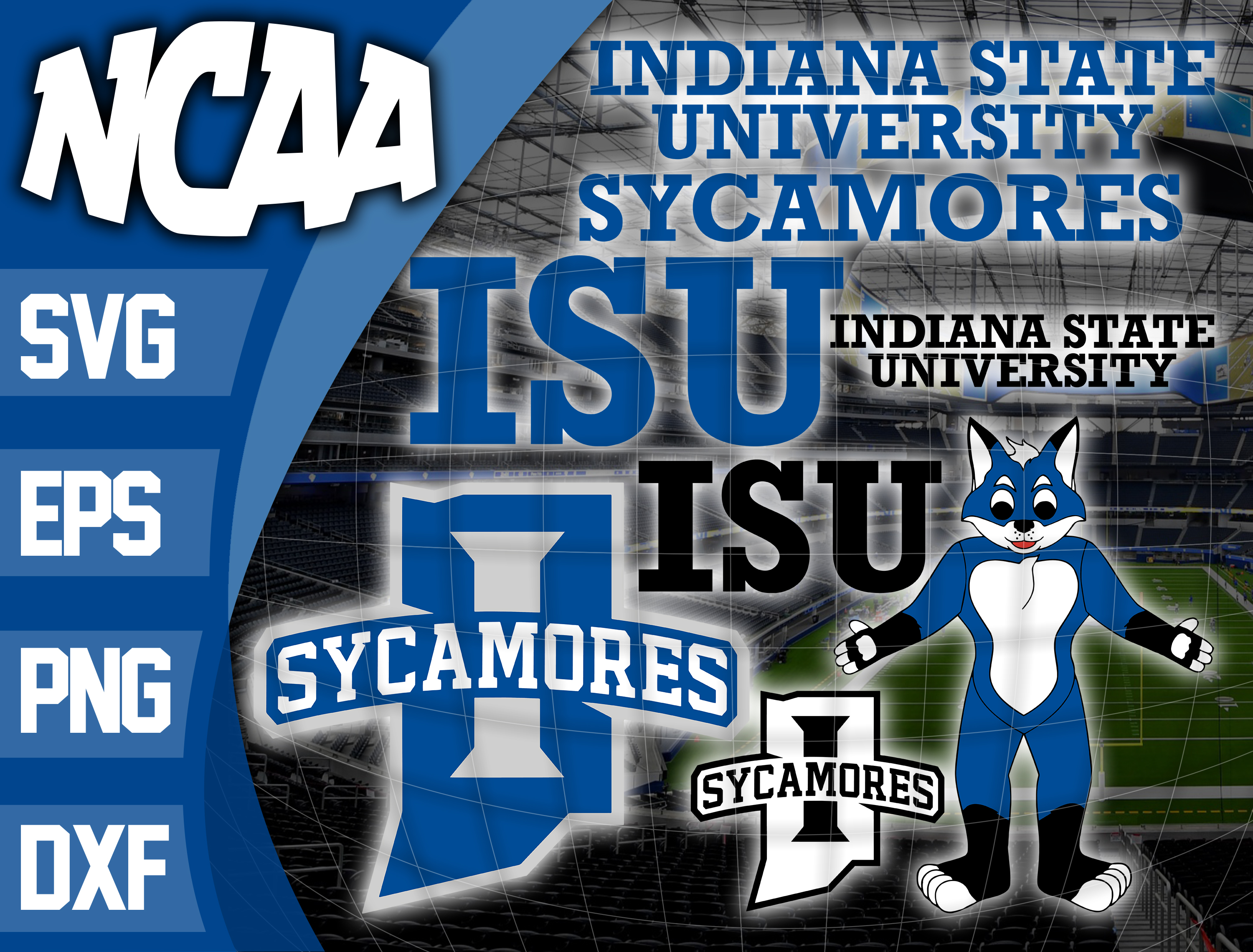Indiana State Sycamores SVG bundle , NCAA svg, logo NCAA bun | Inspire ...