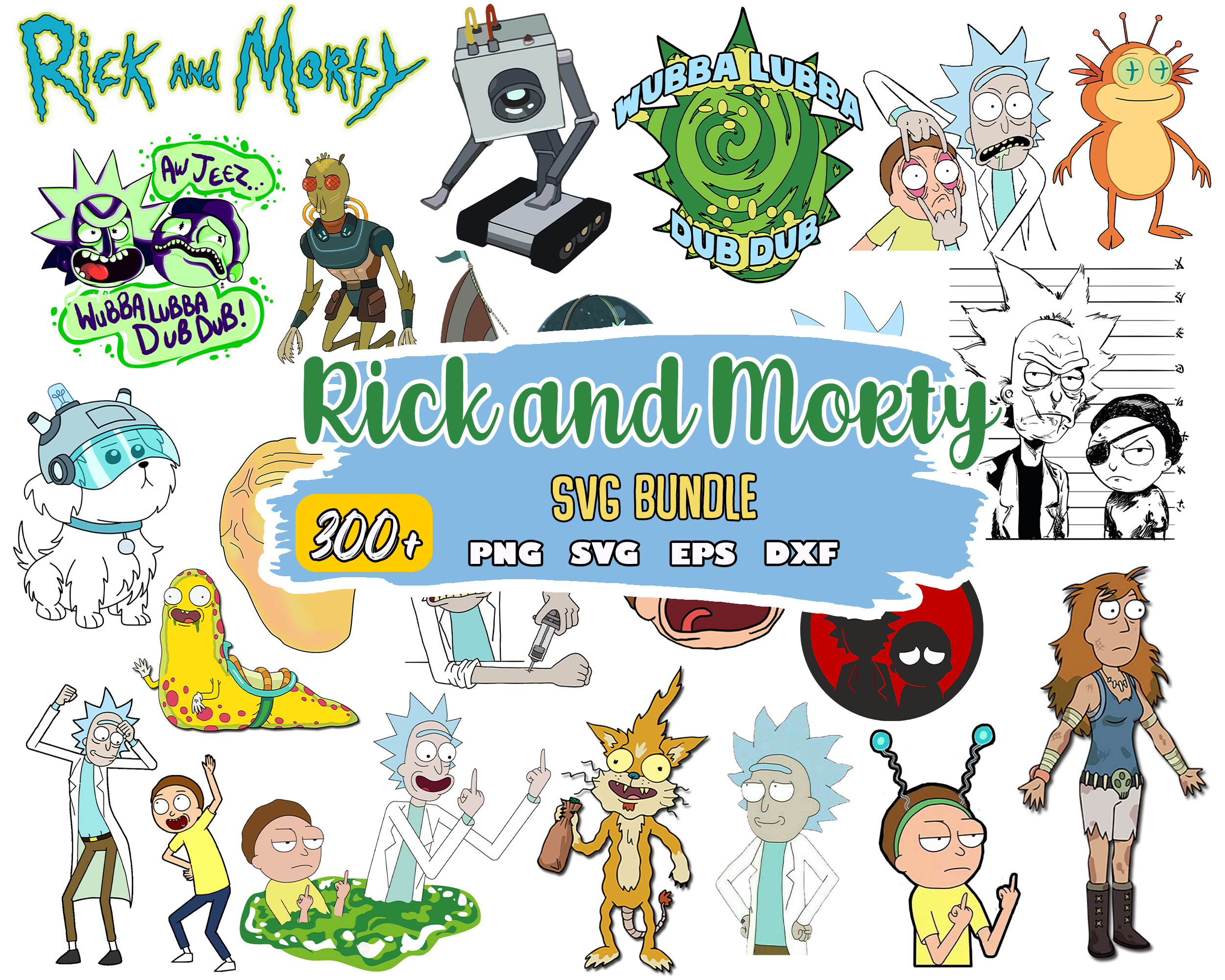 Rick and Morty SVG Bundle, Rick And Morty, Rick And Morty Bu | Inspire ...